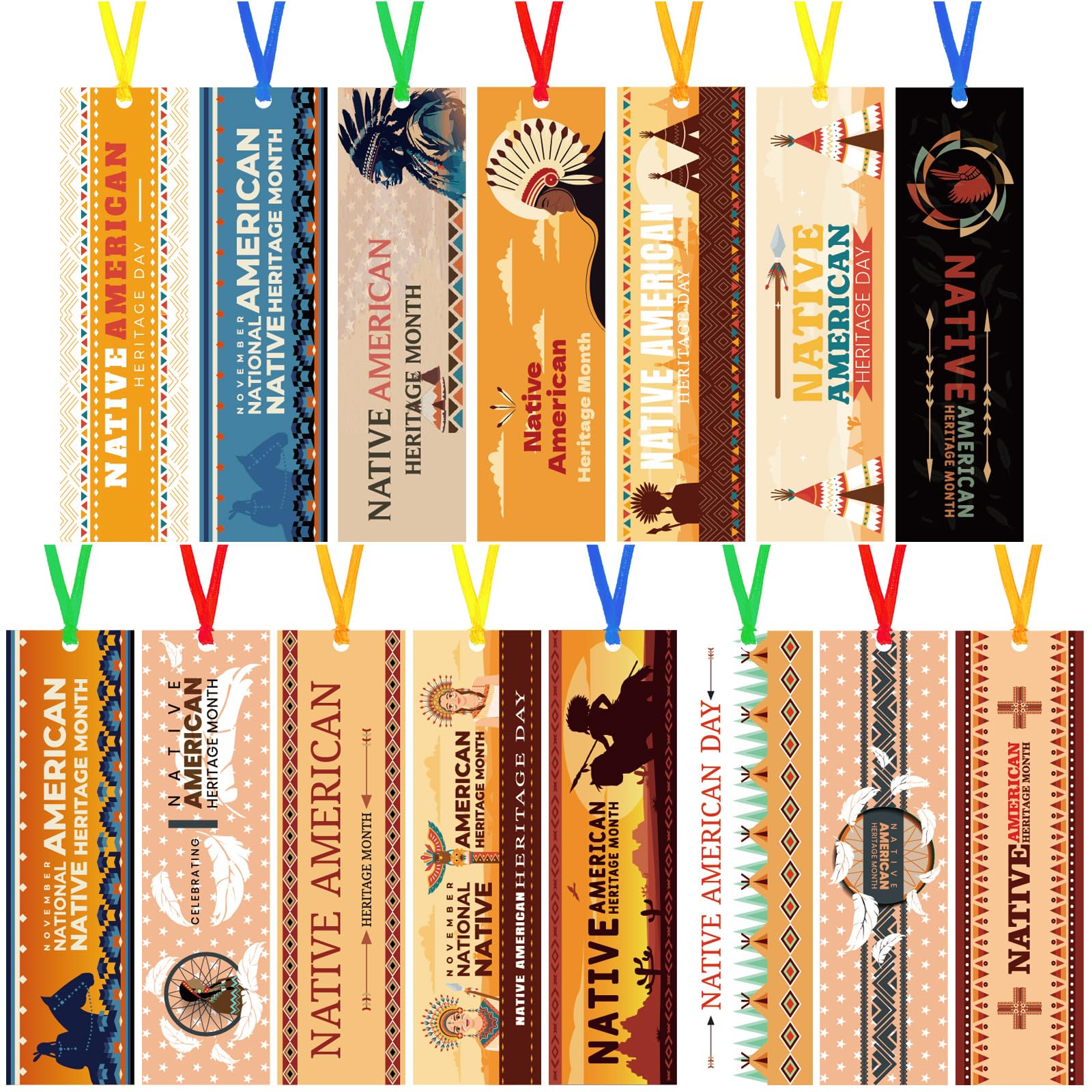 Amazon.com : Sinload 150 Pcs Native American Heritage Month Day ...