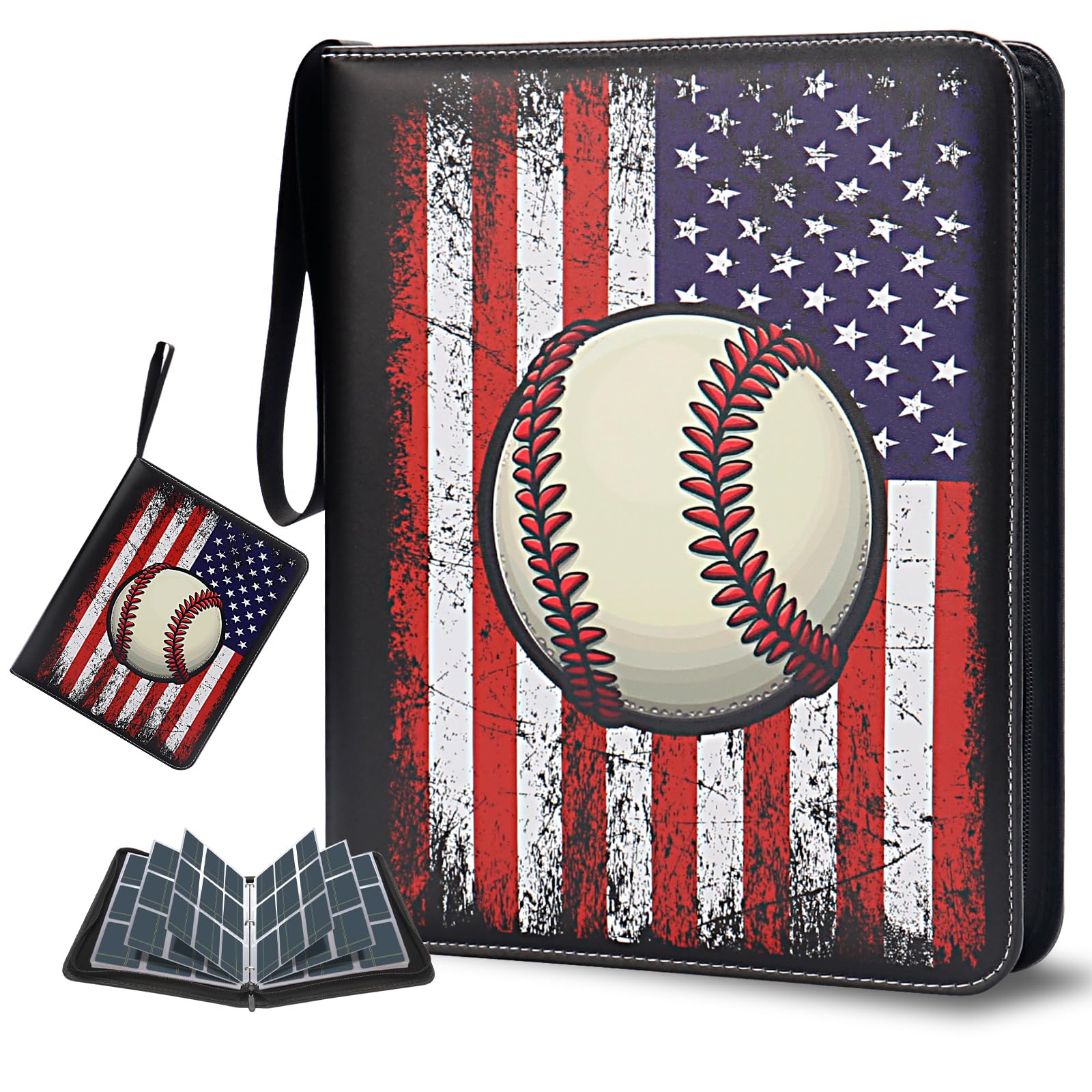 Amazon.com: Baseball Card Binder 900 Pockets, HYMENEX Trading Card ...