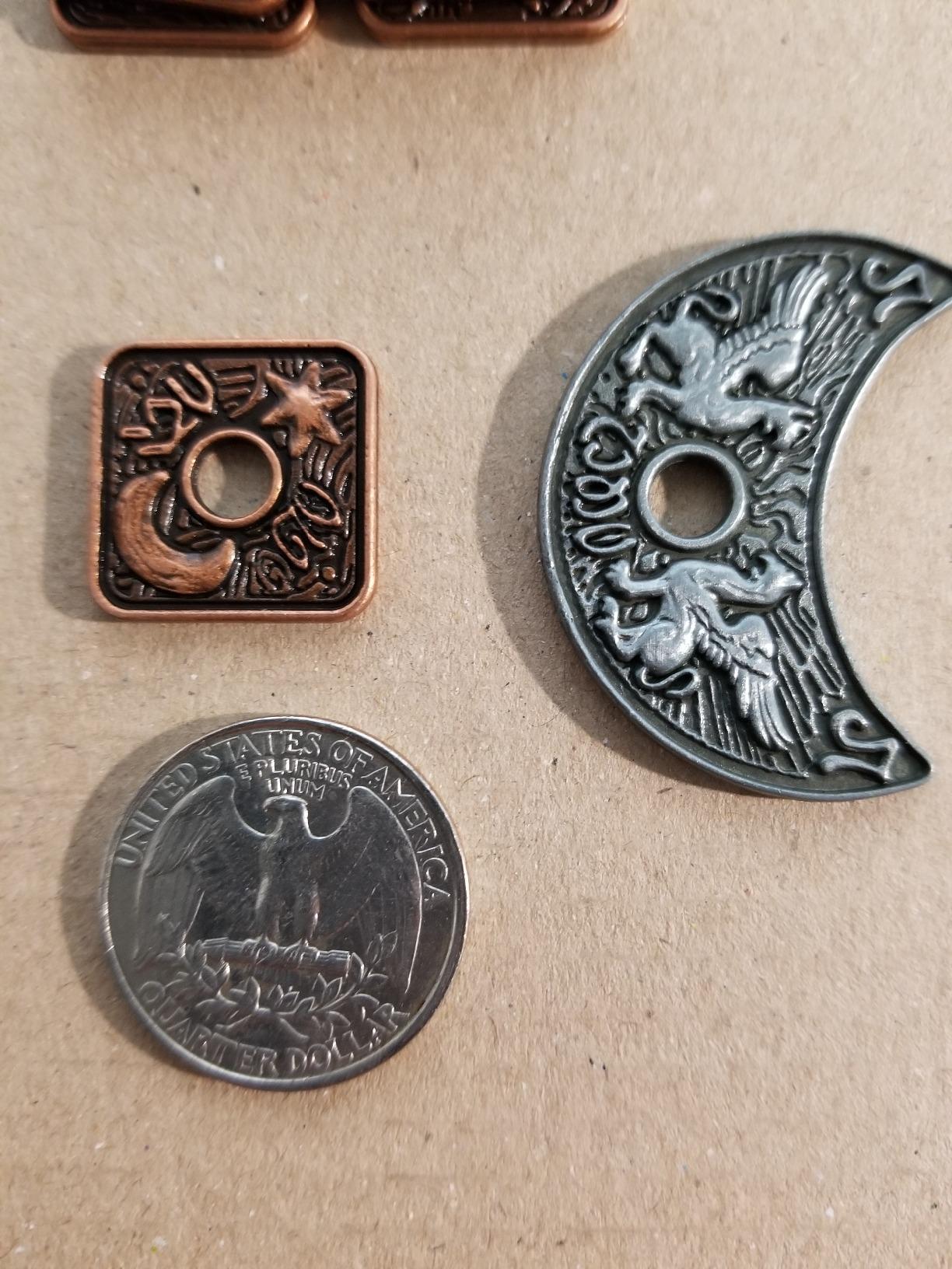 Amazon.com: The Broken Token Deepwater Metal Coins (60) - Novelty Coins ...