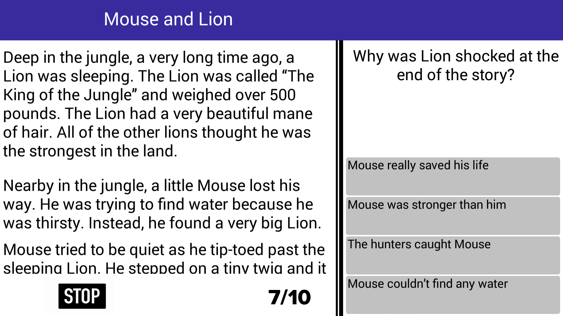 3rd Grade Reading Comprehension Prep - App on Amazon Appstore