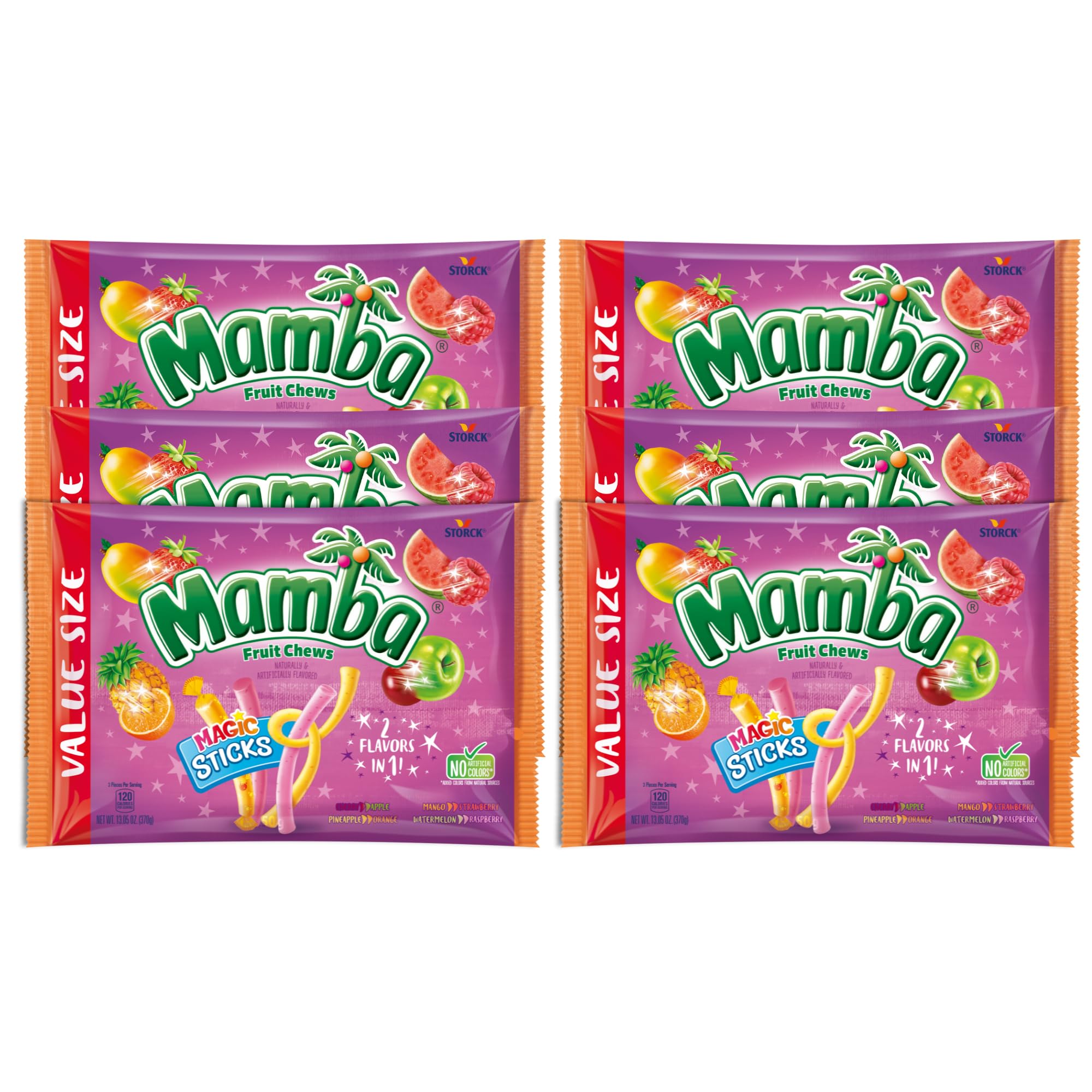 Snapklik.com : Mamba Candy Fruit Chews Magic Sticks - Individually ...
