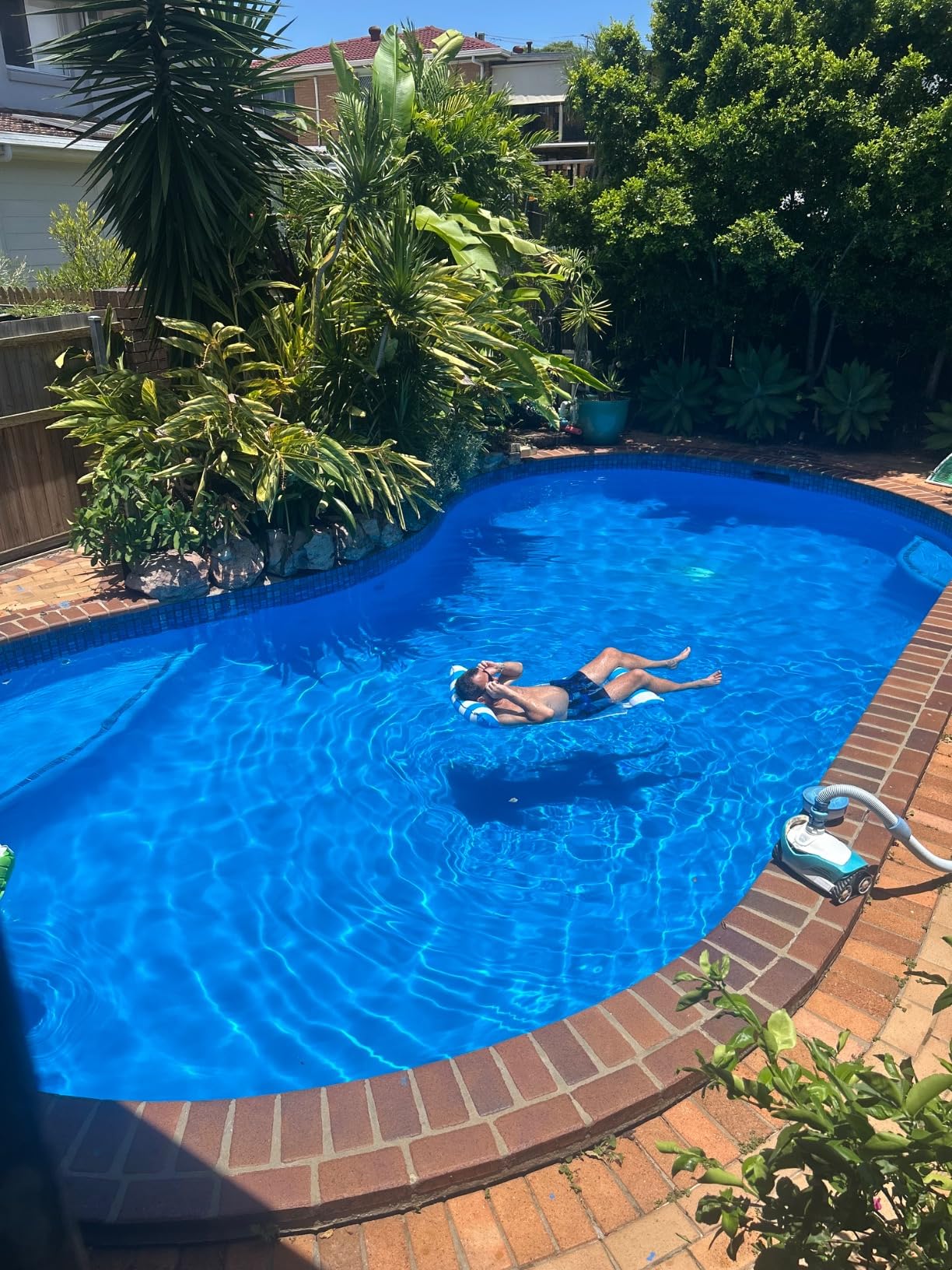 GHAZAWET 2PCS Inflatable Pool Floats for Adults Multi-Purpose Swimming ...