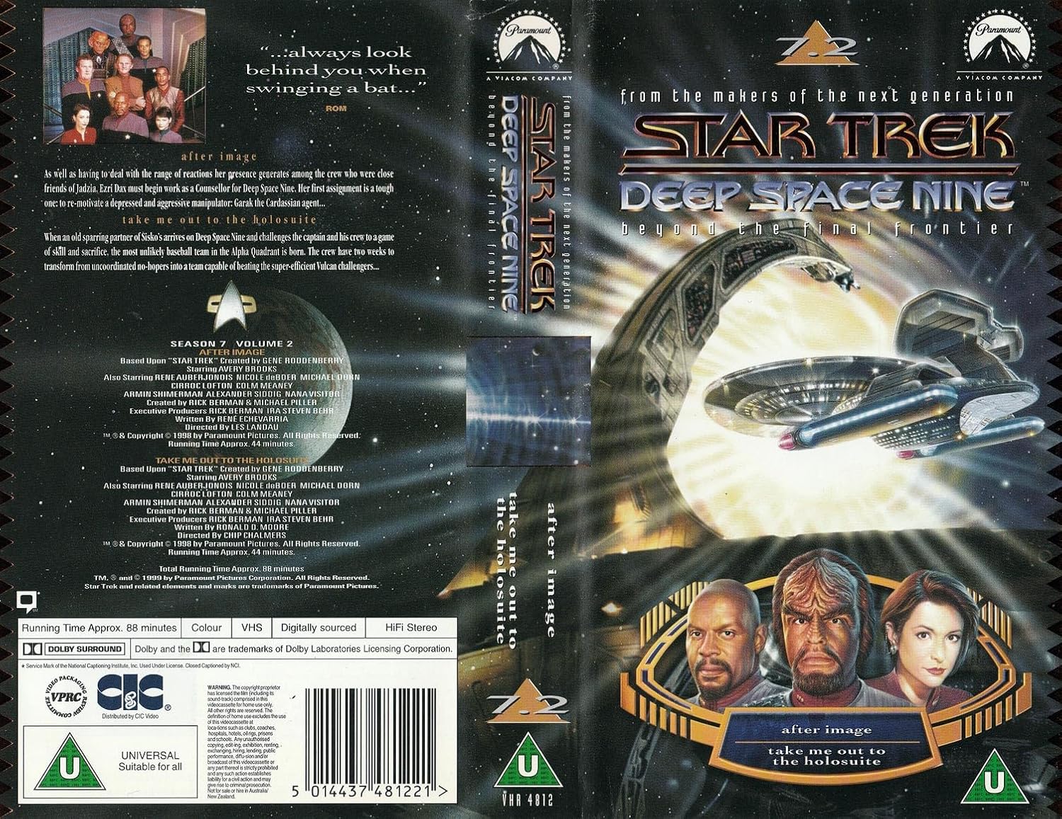 Star Trek Deep Space Nine: Volume 7.2 [VHS]: Amazon.ca: Movies & TV Shows