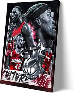 Amazon.com: Jimmy Butler Canvas Wall Art Basketball Poster Living Room ...