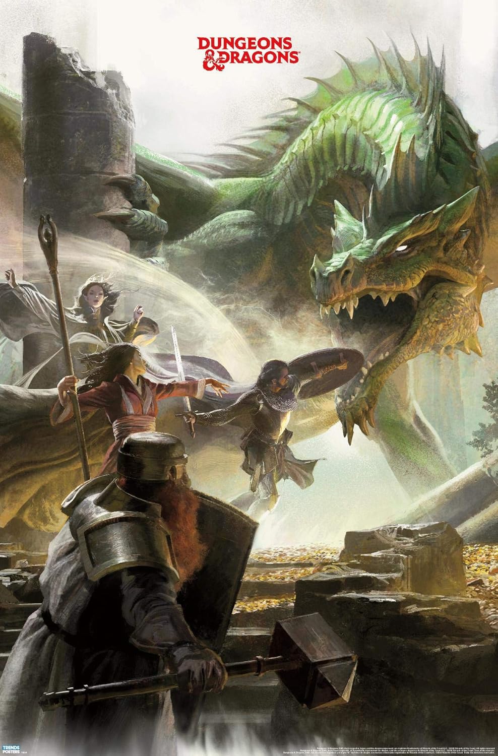 Amazon.com: Trends International Dungeons and Dragons - Adventure Wall ...