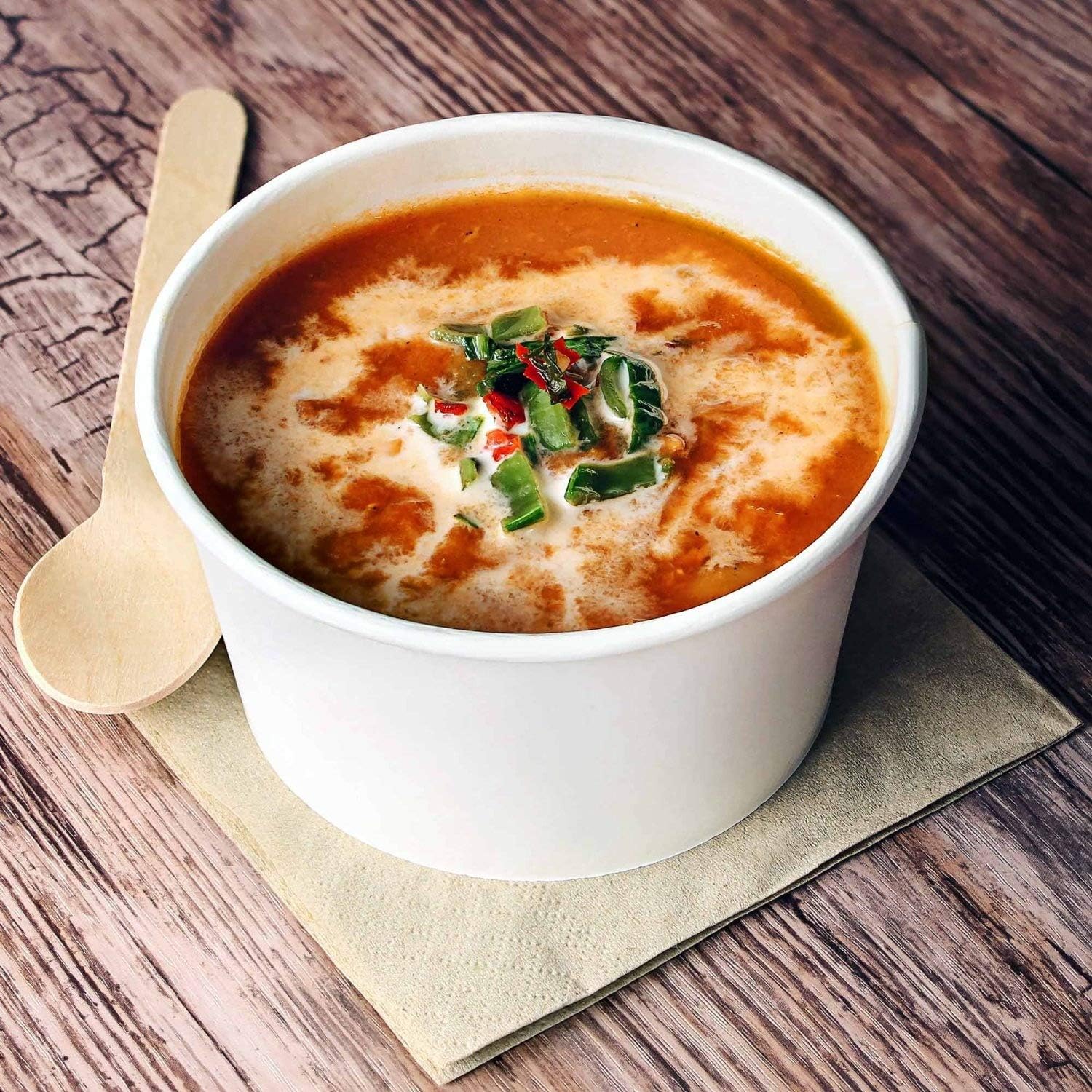 Amazon.com: Vegware Compostable Soup Containers 12oz / 340ml Pack of 25 ...