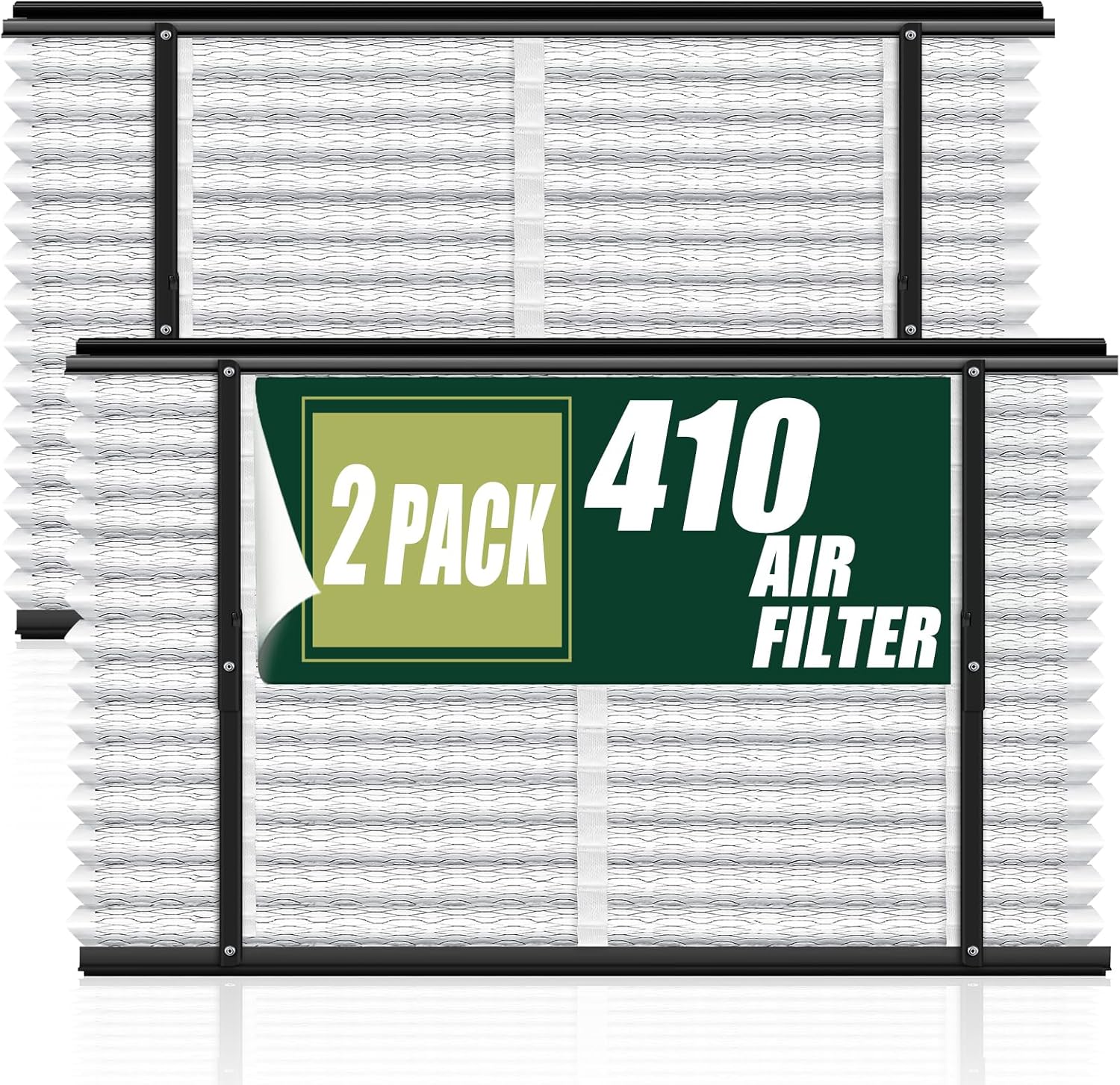 Amazon.com: 2 Pack 410 Replacement Filter, MERV 11 16x25x4, Compatible ...