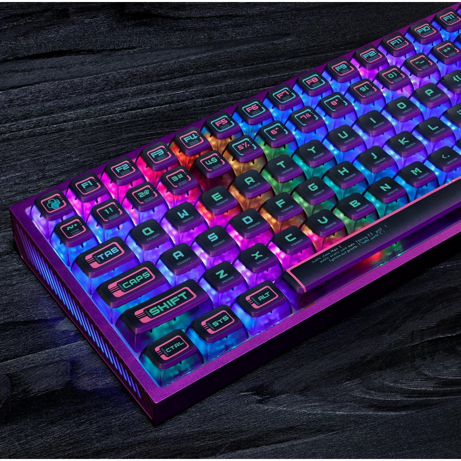 Amazon.com: REDQIN Pudding Keycaps PBT Keycaps Shine Through Keycaps ...