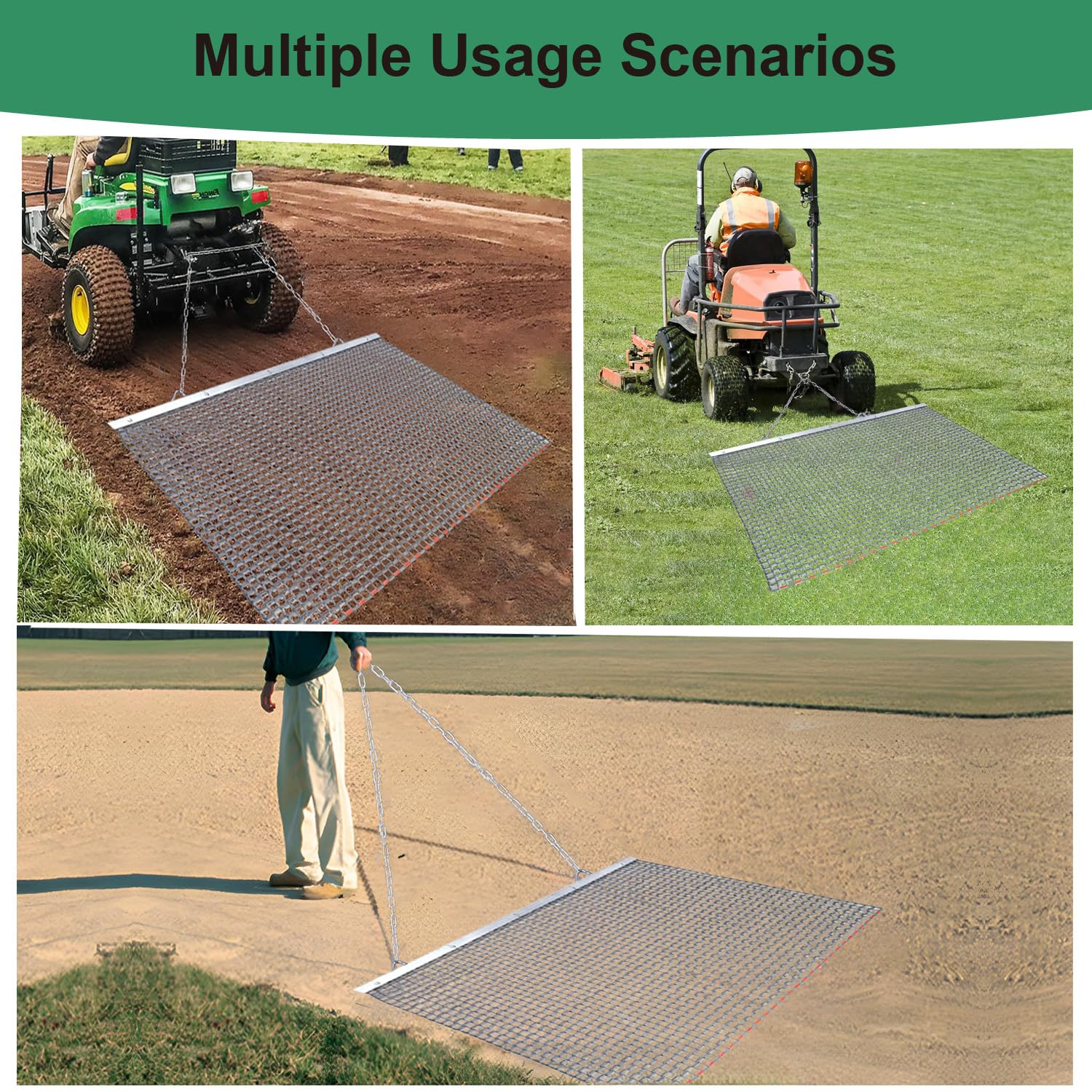Snapklik.com : 5 X 3 FT Heavy Duty Durable Drag Mat ATV/UTV And ...
