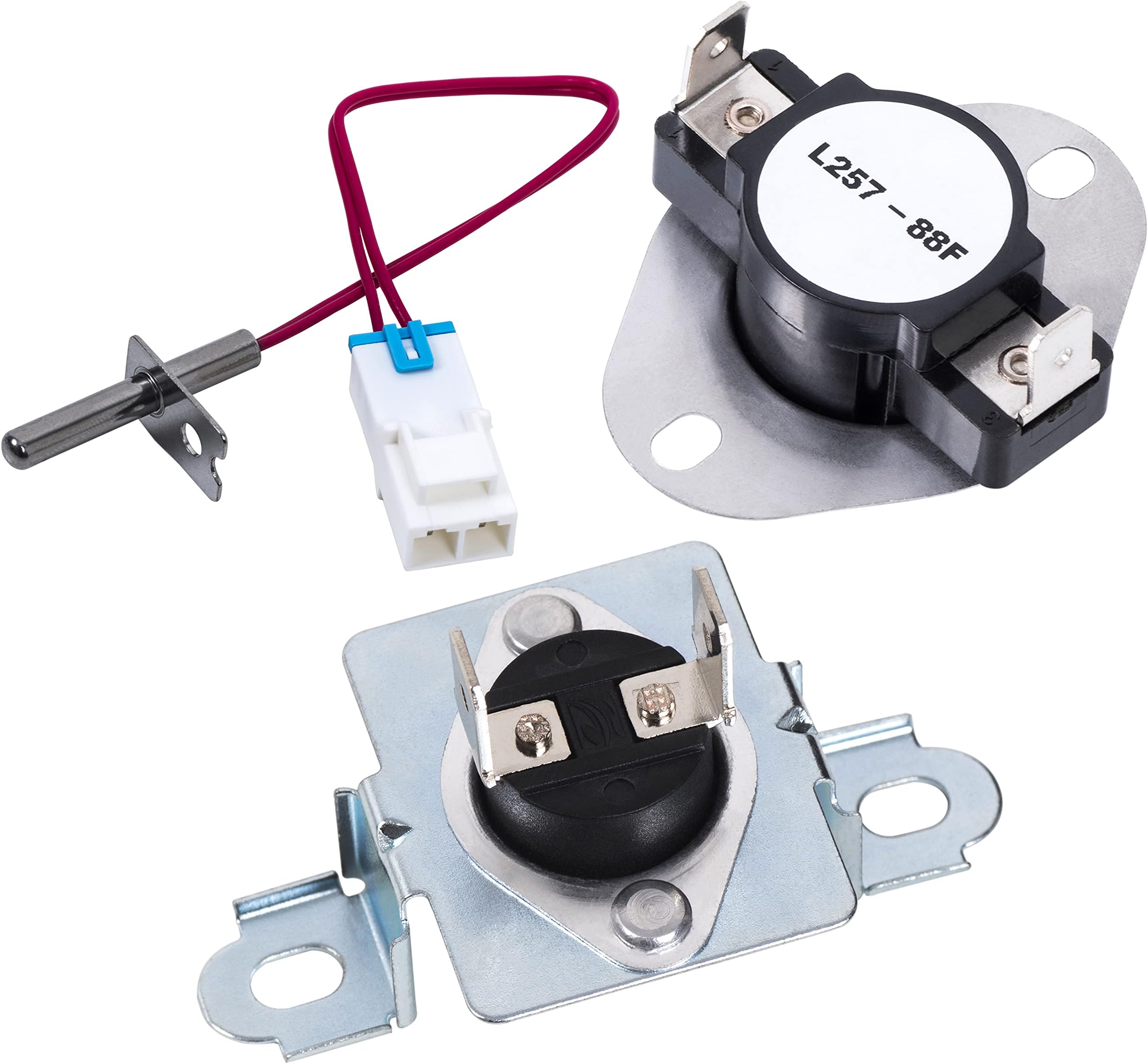 Amazon.com: LANDSIN AGM30045804 Dryer Thermistor and Thermostat Kit Fit for LG Kenmore Dryer ...