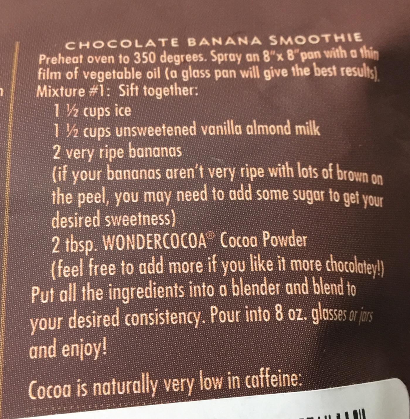 Amazon.com : WONDERCOCOA Fat Free Decaf Cocoa Powder, 6 OZ : Grocery ...