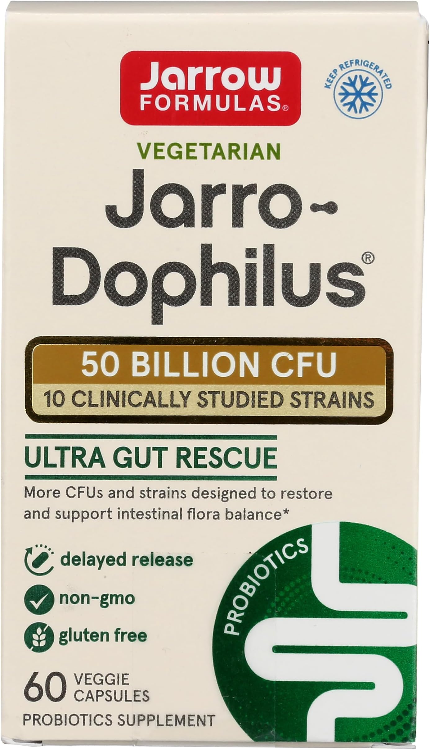 Amazon.com: Jarrow Formulas Ultra Dophilus, 60 CT : Health & Household