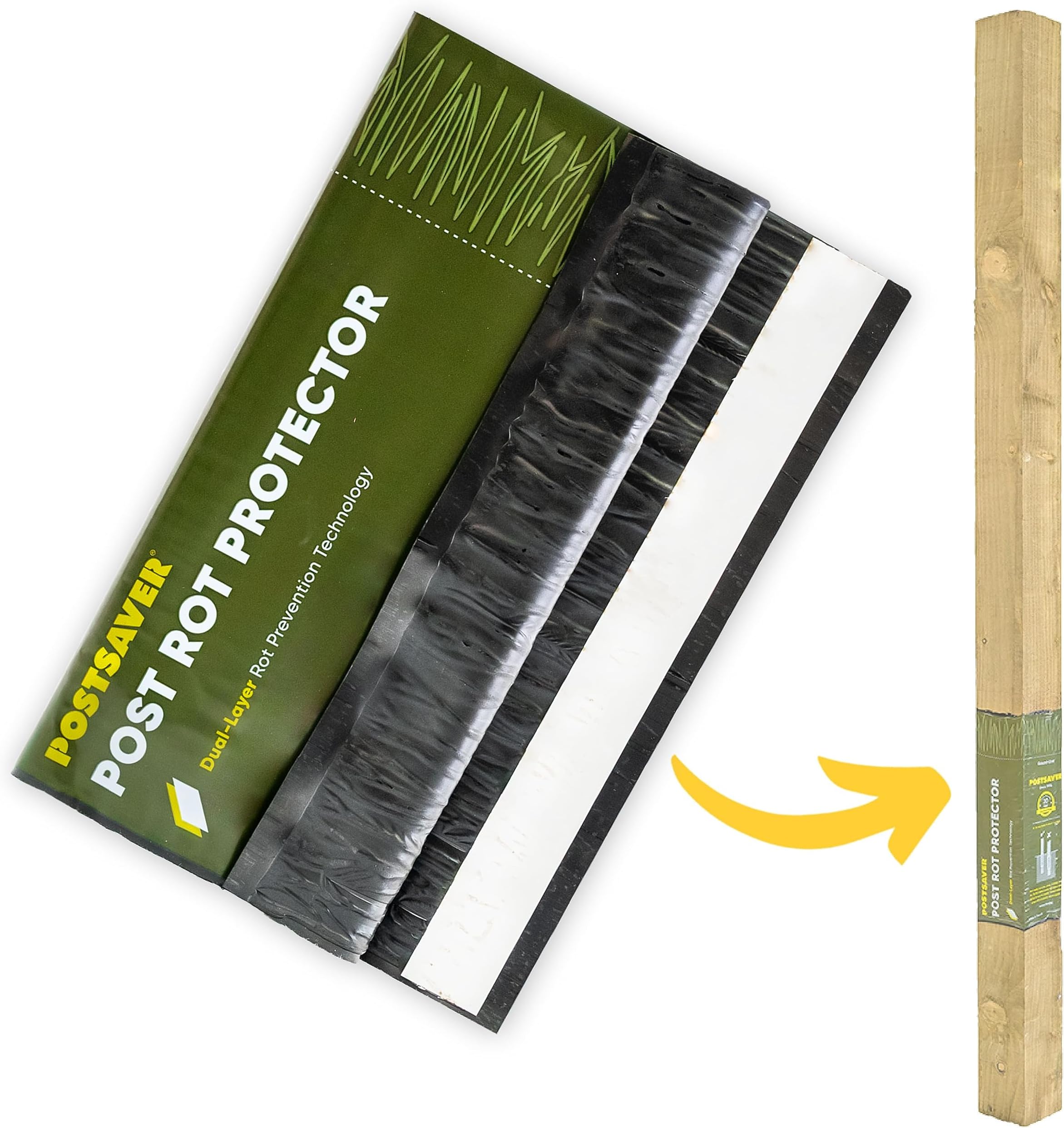 Fence Post Galvanized Steel Post Protectors- Fence Post Protection from ...