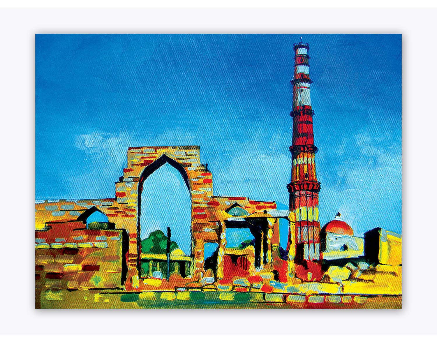 Qutub Minar Painting