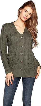 Belldini Cardigan Sweaters for Women Sweater with Pockets for Women ...