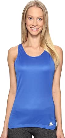 adidas Women's Running Response Built in Cup Tank Top, Blue, XL: Buy ...