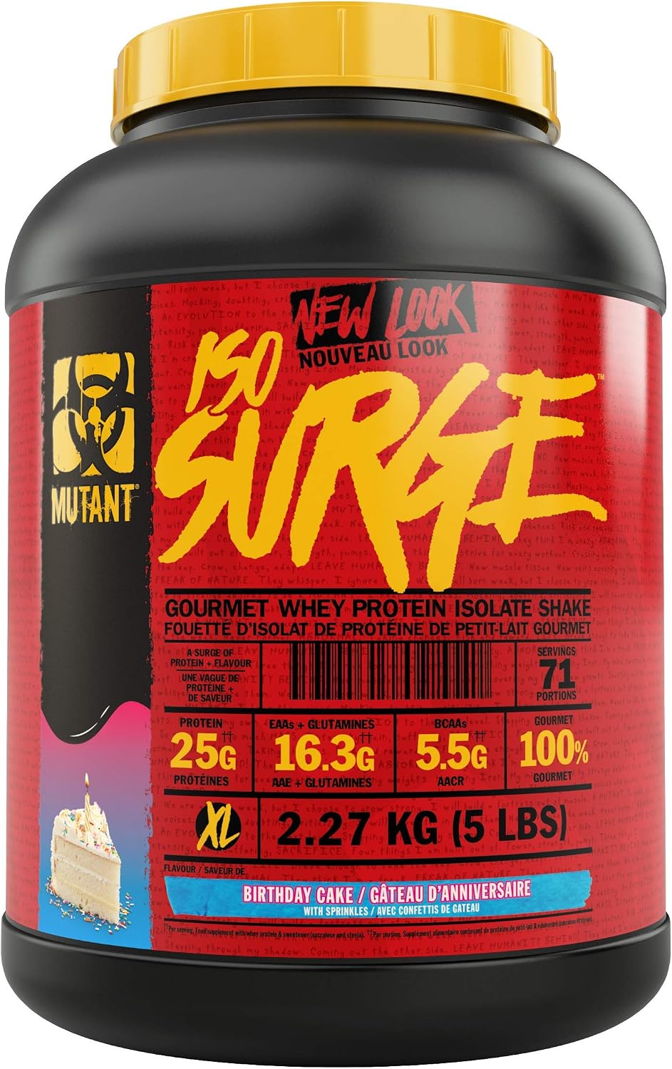 MUTANT ISO SURGE – Pure whey protein Isolate powder, low carb, low fat ...