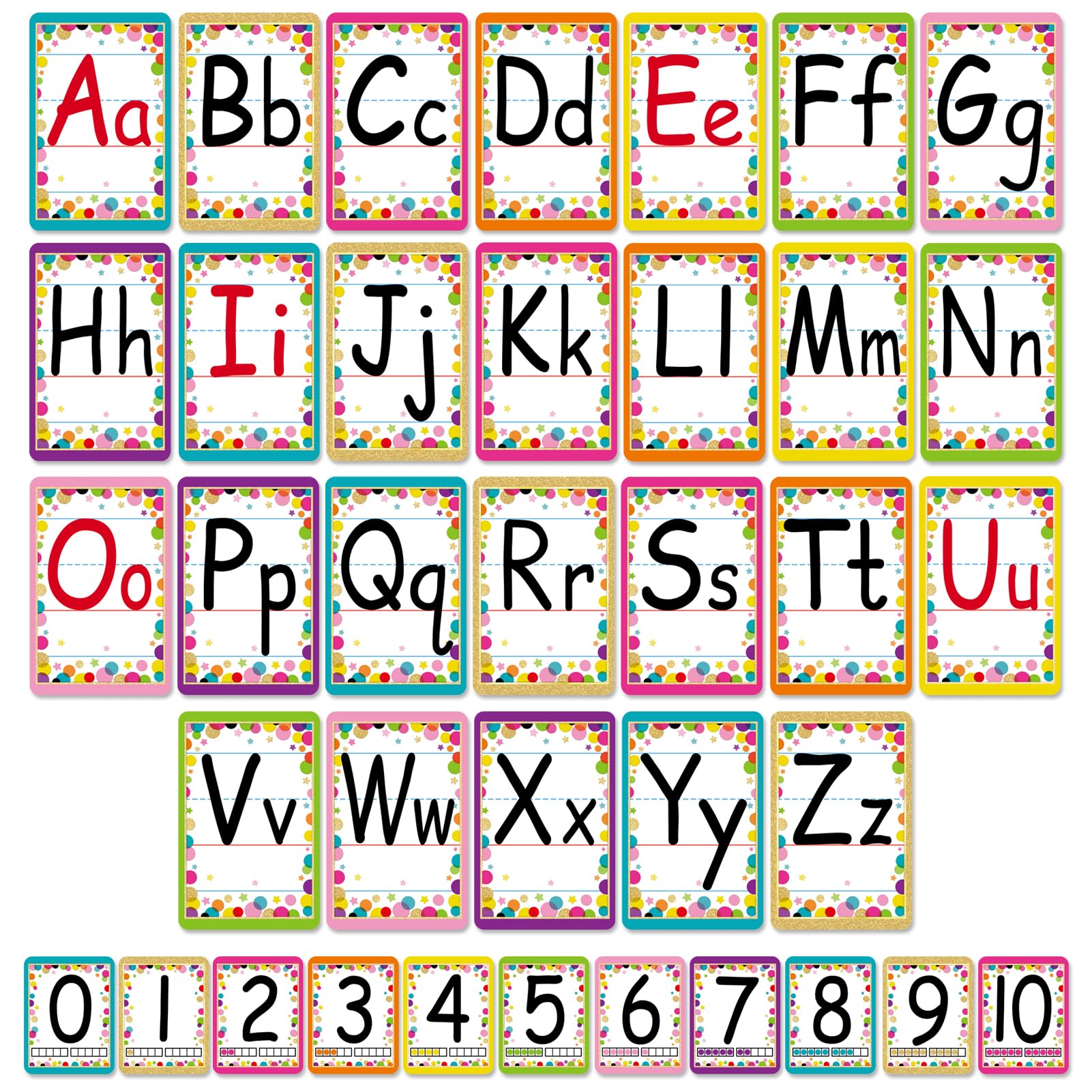 Snapklik.com : Bulletin Board Letters - ABC Alphabet Poster Classroom ...