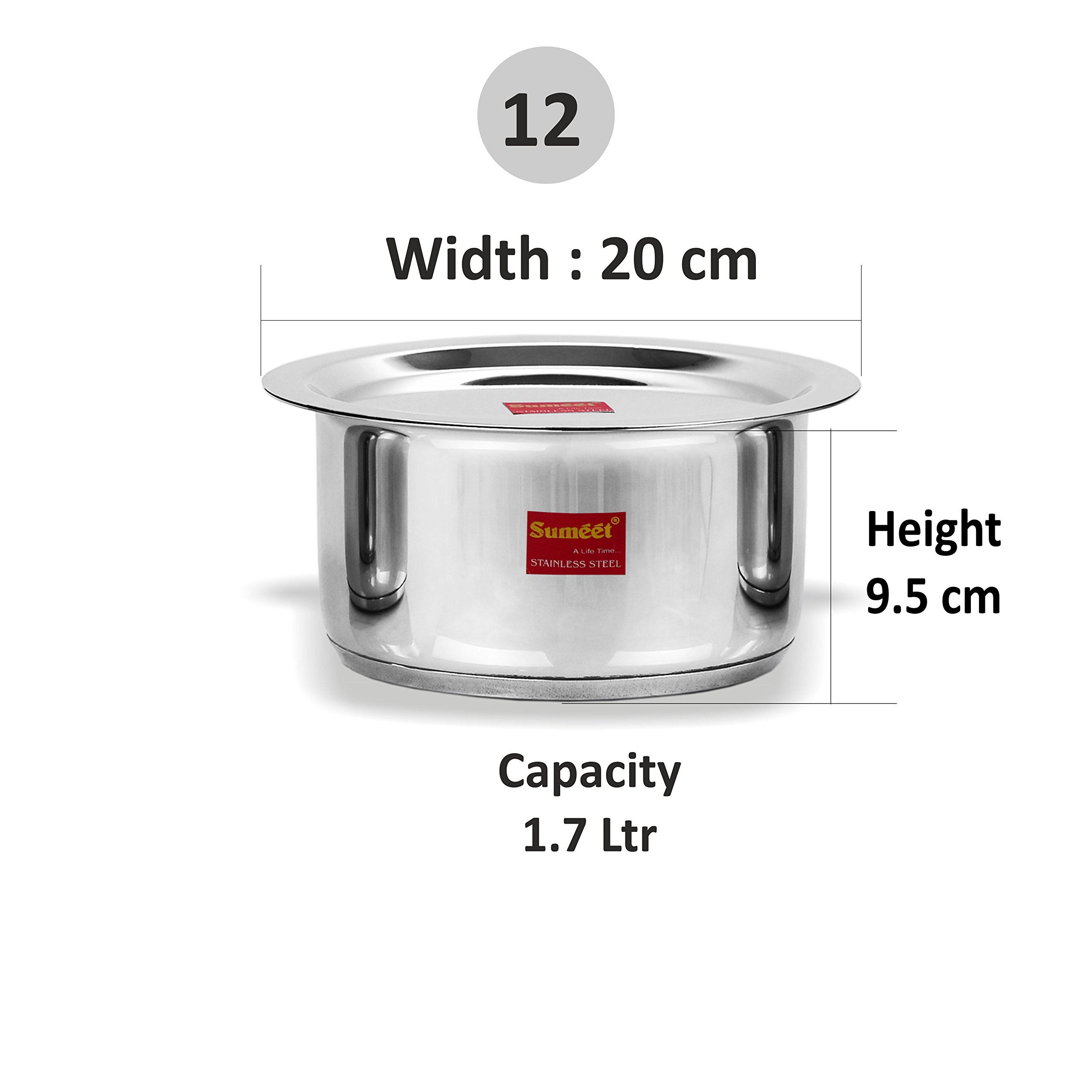 Snapklik.com : Sumeet Stainless Steel Induction Bottom (Encapsulated ...