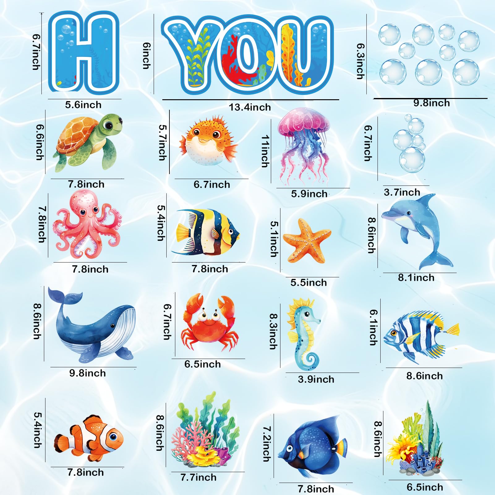 Snapklik Ocean Bulletin Board Decorations Ocean Theme Classroom