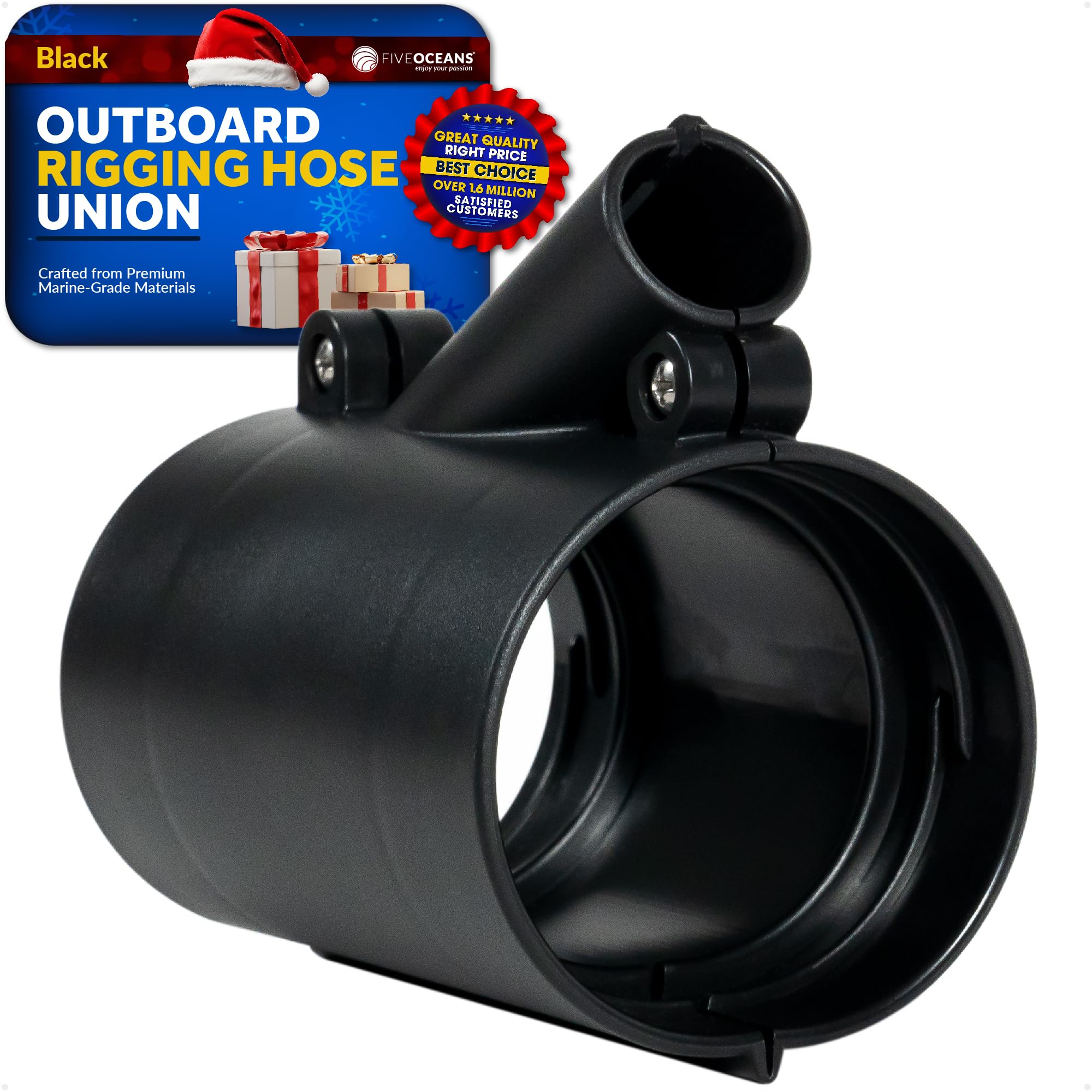Snapklik.com : Five Oceans Outboard Rigging Hose Union