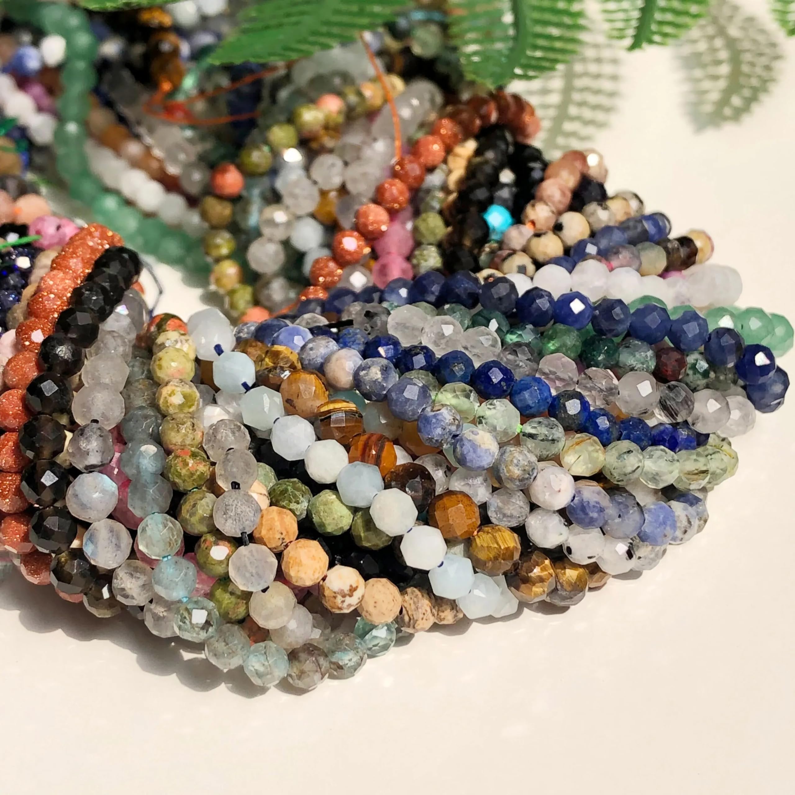 Natural Stone Seed Beads