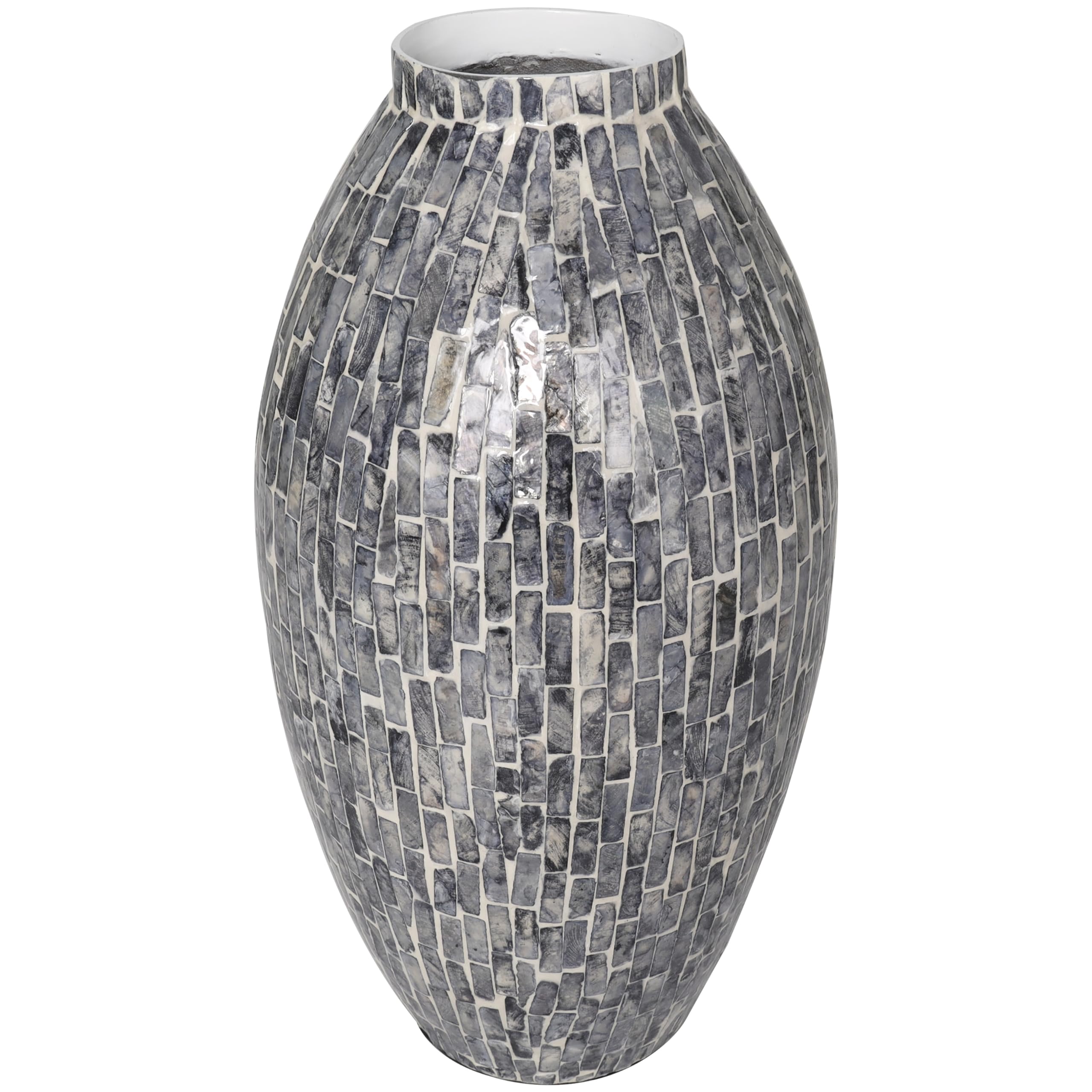Amazon.com: Deco 79 Mother of Pearl Shell Handmade Decorative Vase ...