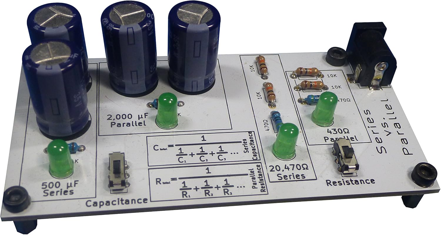 Amazon.com: eLearnTronics Learn to Solder | Electronics Learning Board: Series vs. Parallel ...