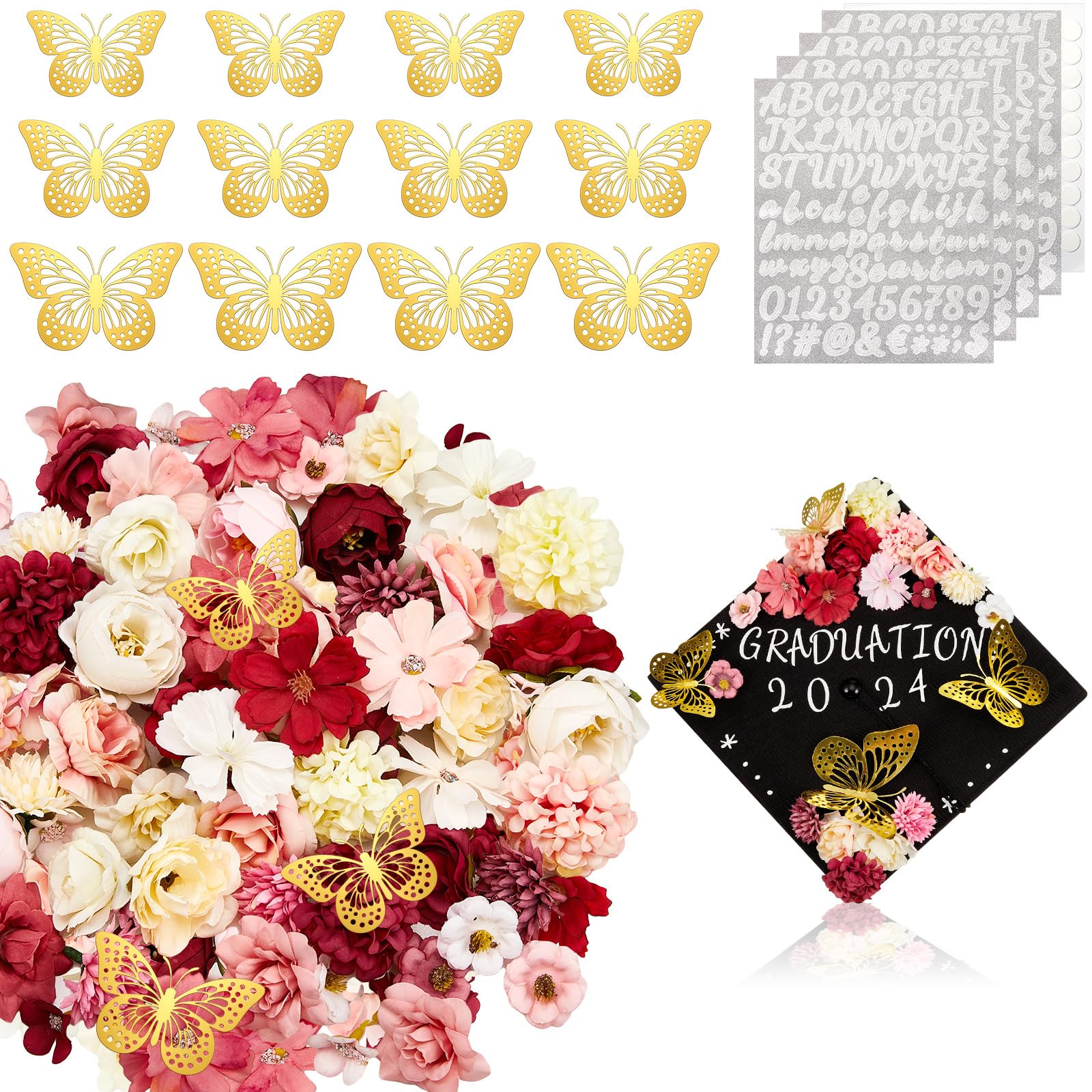 Snapklik.com : Hanaive 76 Pcs Handmade Graduation Cap Decoration Kit ...