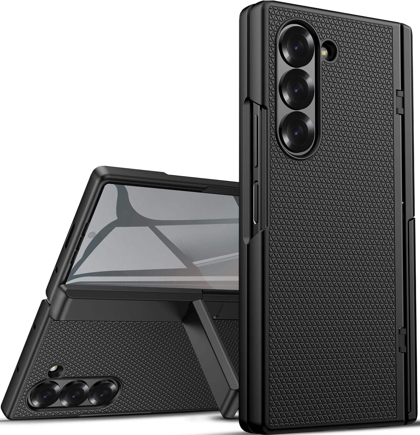 Amazon.com: SIXBOX for Samsung Galaxy Z Fold 6 Case with Kickstand ...