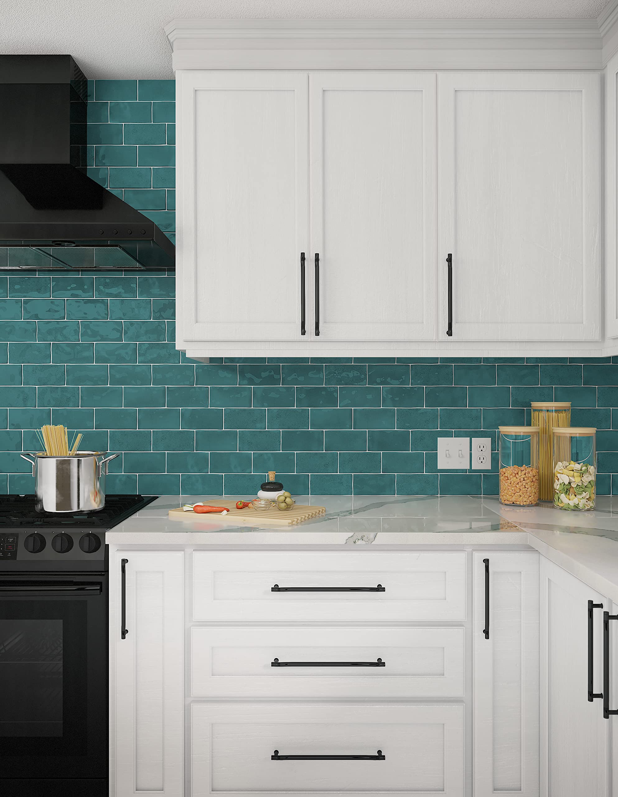Zellige Tile Daltile Mesmerist 4-Inch Hexagon Ceramic Wall Tile In ...