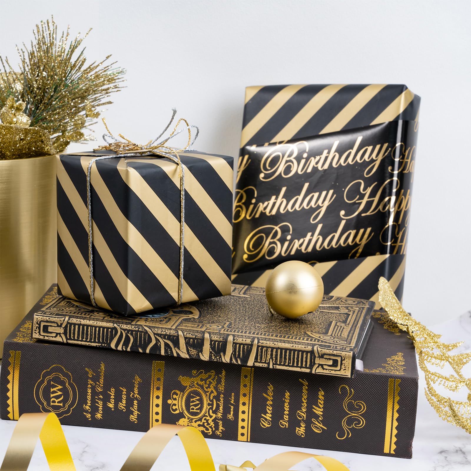 Snapklik.com : WRAPAHOLIC Reversible Birthday Wrapping Paper - Mini ...