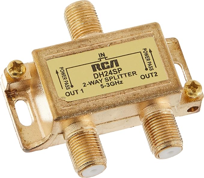 Amazon.com: RCA DH24SPF Two Way 3 Ghz Bi-Di Splitter : Electronics