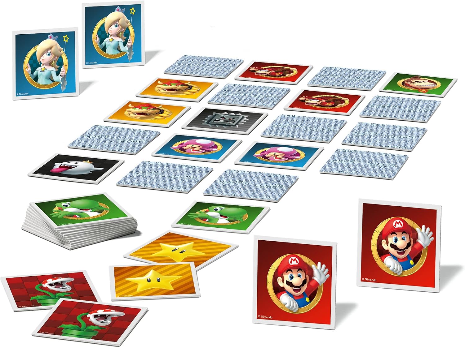 Ravensburger Super Mario Large Memory – Matching Picture Snap Pairs ...