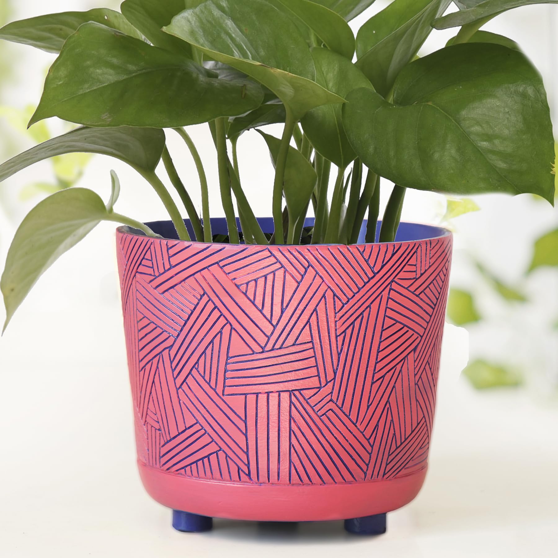 Amazon.com: Pointnio Planters for Indoor Outdoor Plants, Stylish Unique ...