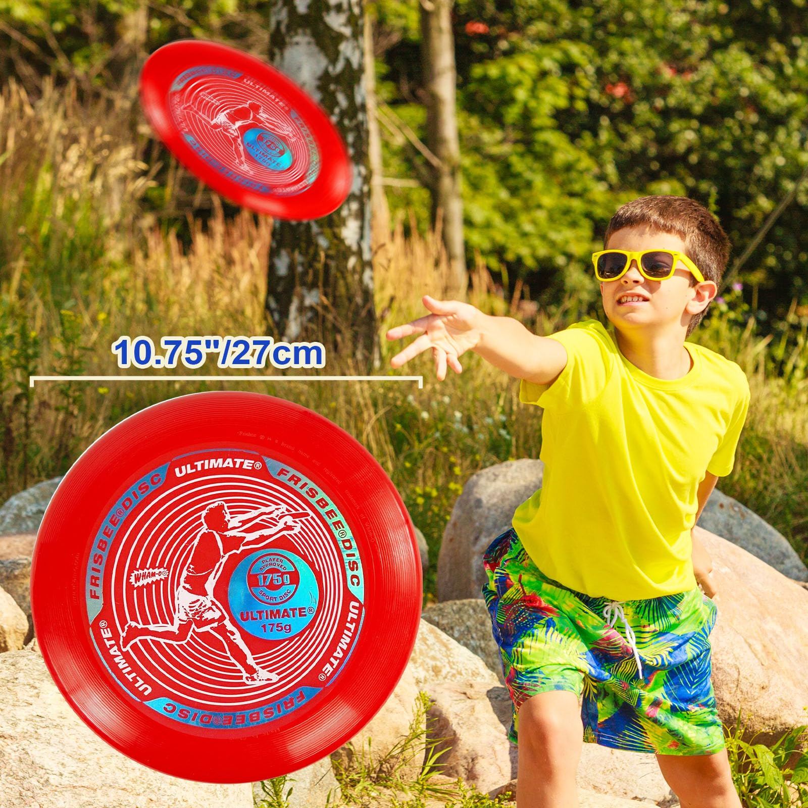Snapklik.com : Wham-O Frisbee Ultimate Flying Disc, 175 Grams Catch ...