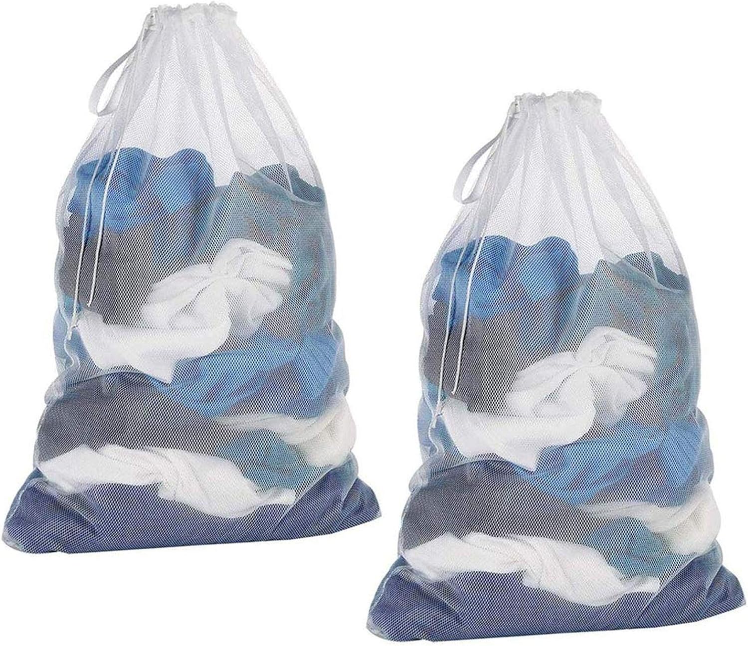 GAKIN - Sacco portabiancheria in rete per bucato, grande, con chiusura ...