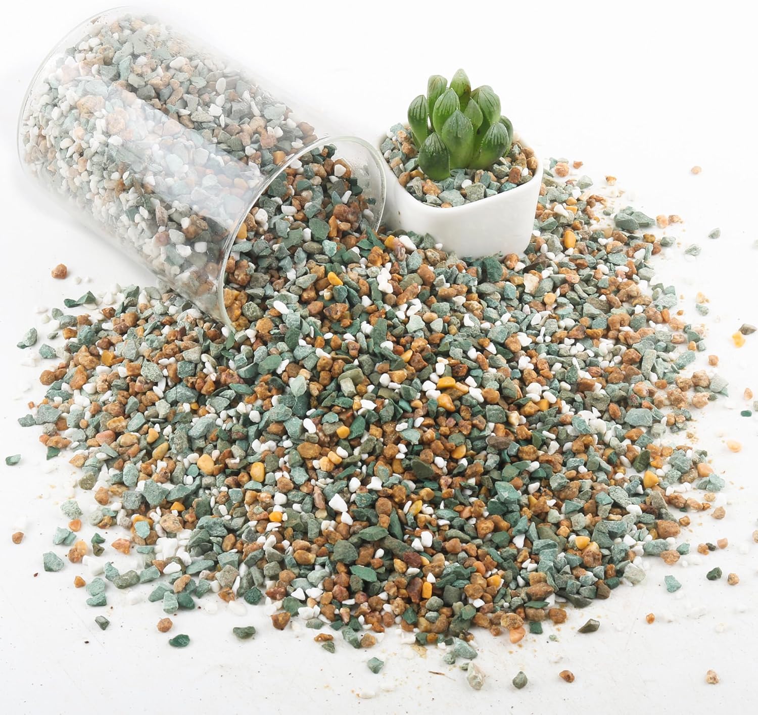 Amazon.com : 3lb Mix Rocks for Plants in Door -Mix Perlite,Maifanitum ...