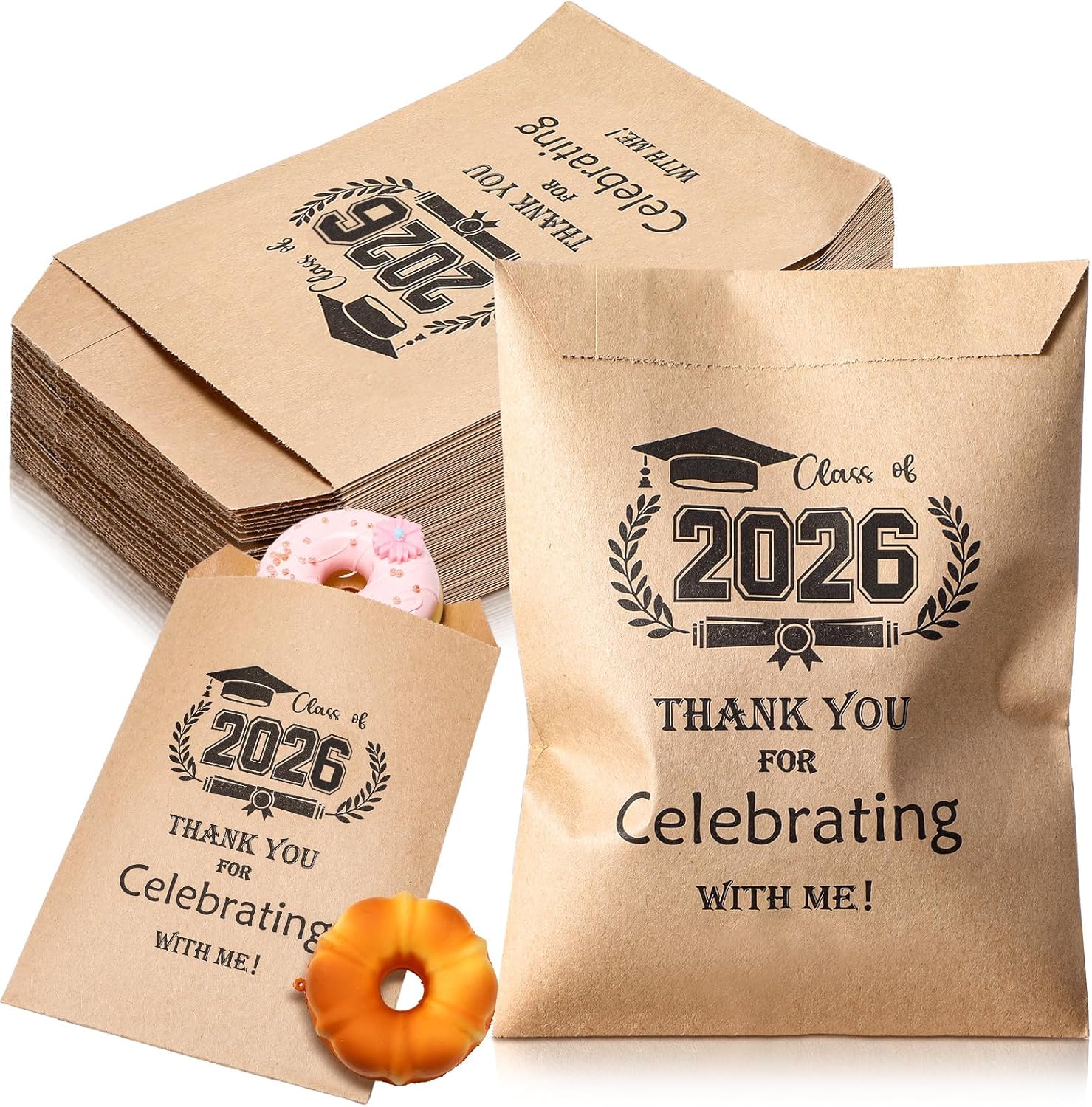 Amazon.com: Saypacck 100 Pcs 2026 Graduation Party Favors for Guests ...