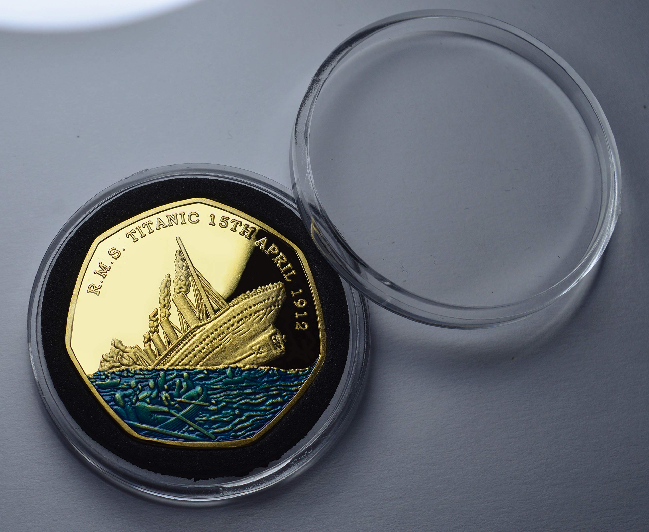 Buy The Commemorative Coin Company RMS Titanic 24ct Gold Commemorative ...