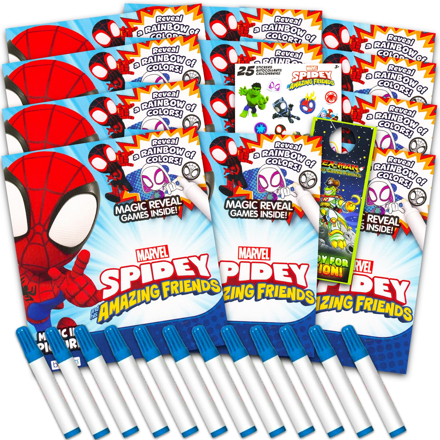 Amazon.com: Spidey and His Amazing Friends Imagine Ink Coloring Book ...