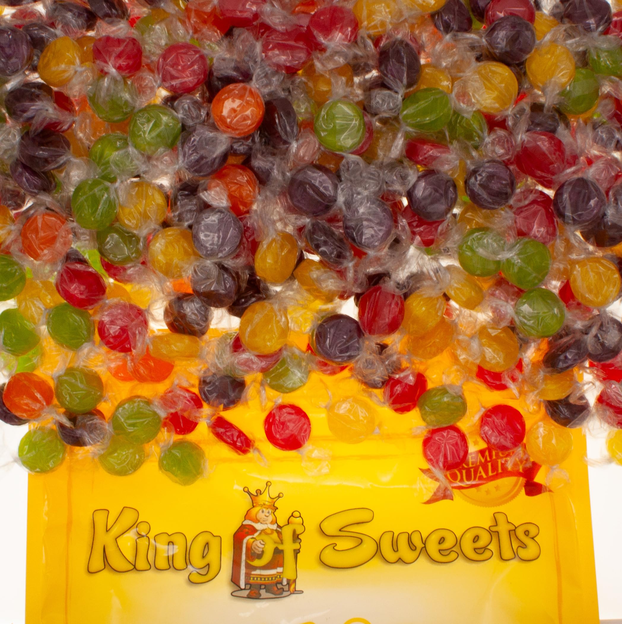 Amazon.com : Columbian Assorted Fruit Buttons 5 Pounds Sugar Candy for ...