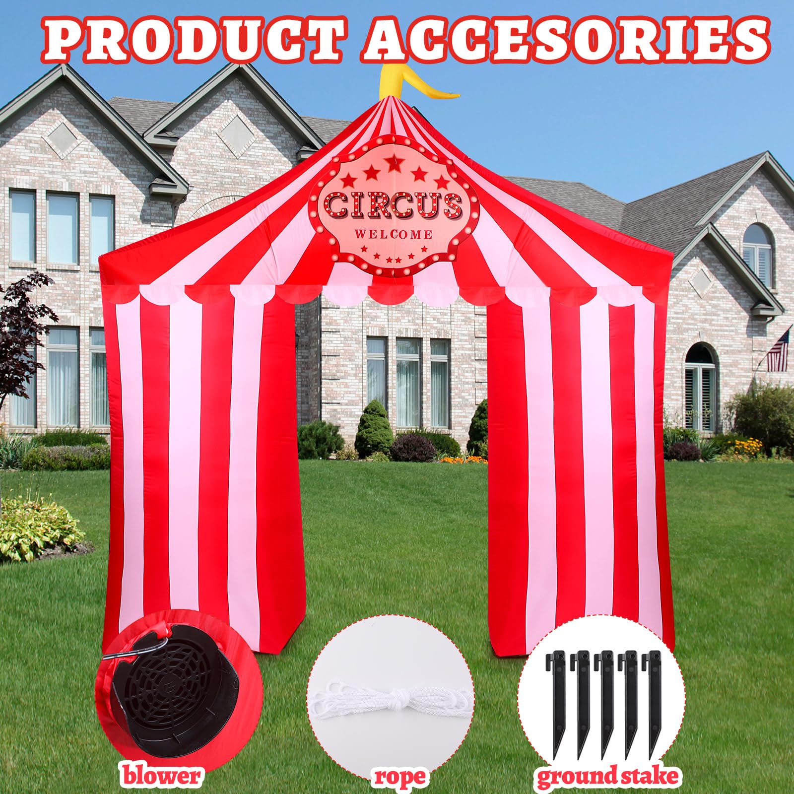 Snapklik.com : Carnival Circus Theme Party Decoration 10ft Circus ...