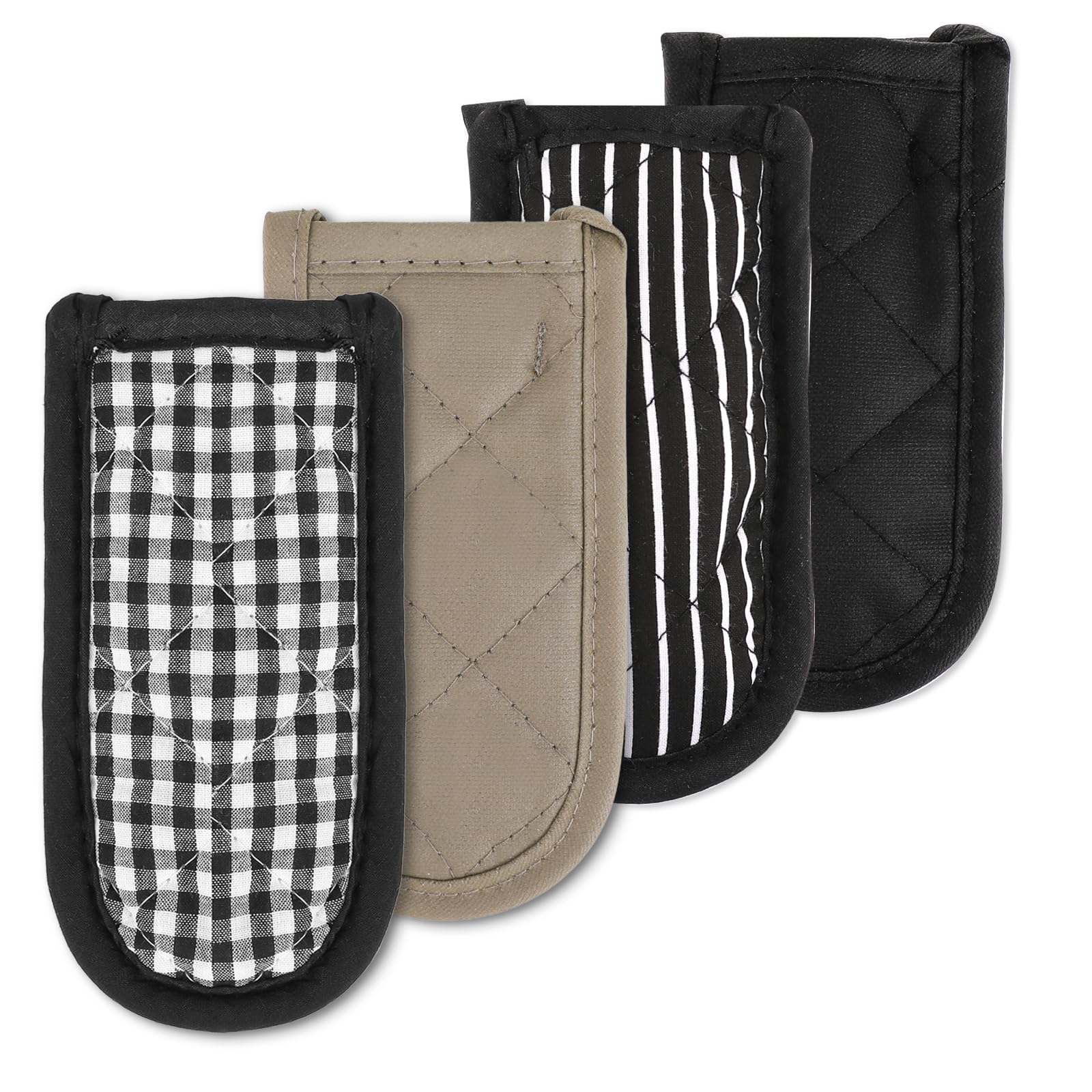 Amazon.com: 4 Pieces Hot Handle Holders Striped Cast Iron Skillet ...