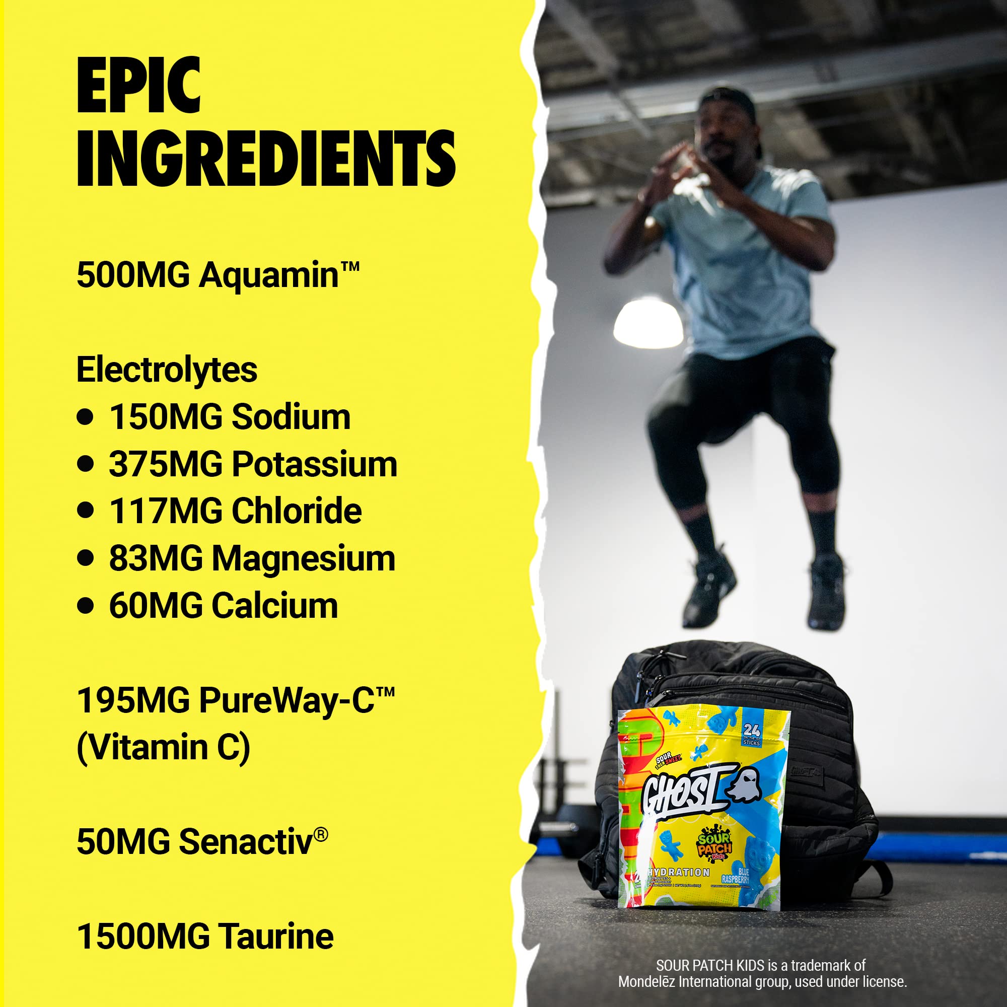 Snapklik.com : GHOST Hydration Packets, Sour Patch Kids Blue Raspberry ...