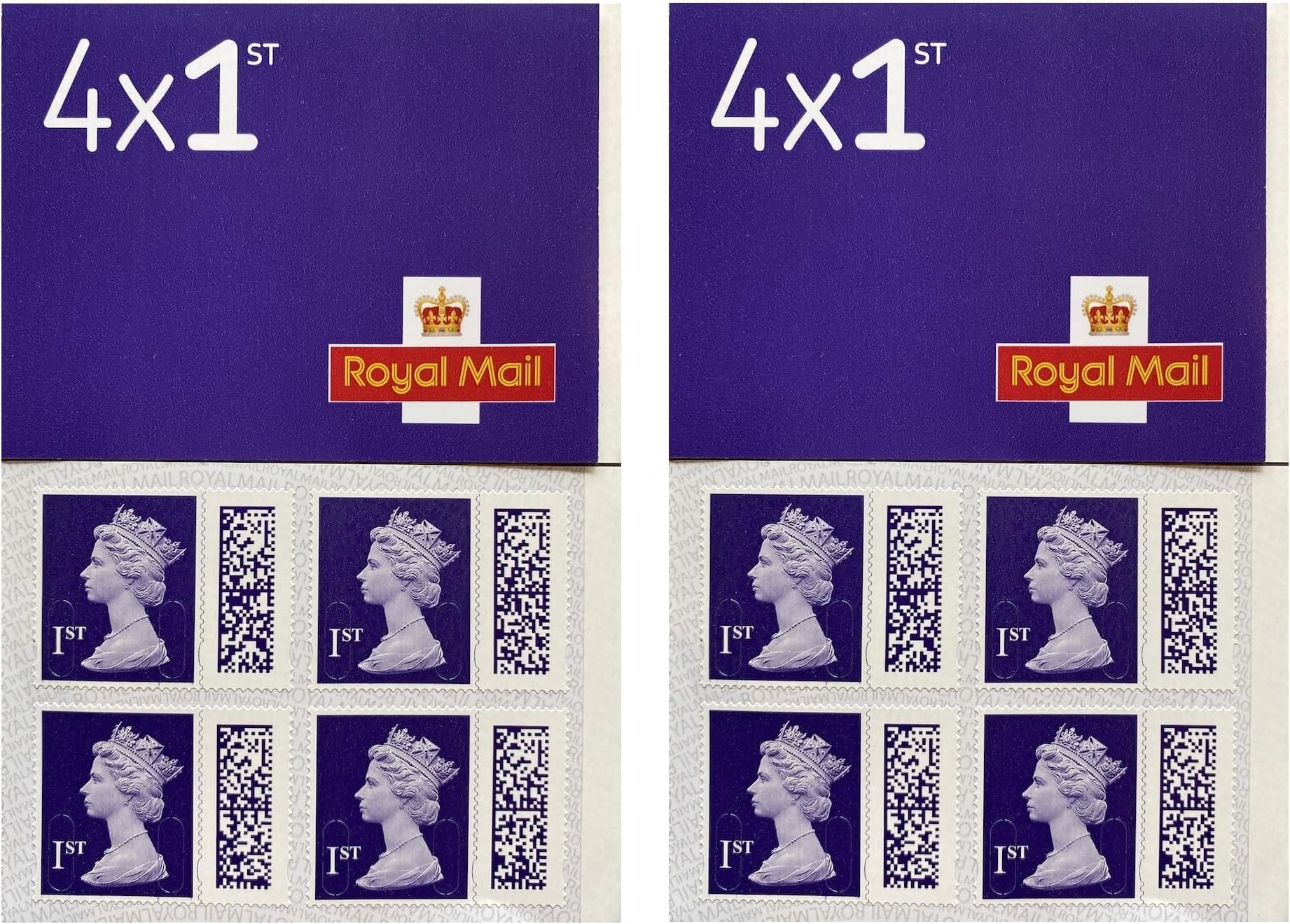 Stamps 1st Class 4X King Charles First Class Stamps with QR Barcode ...