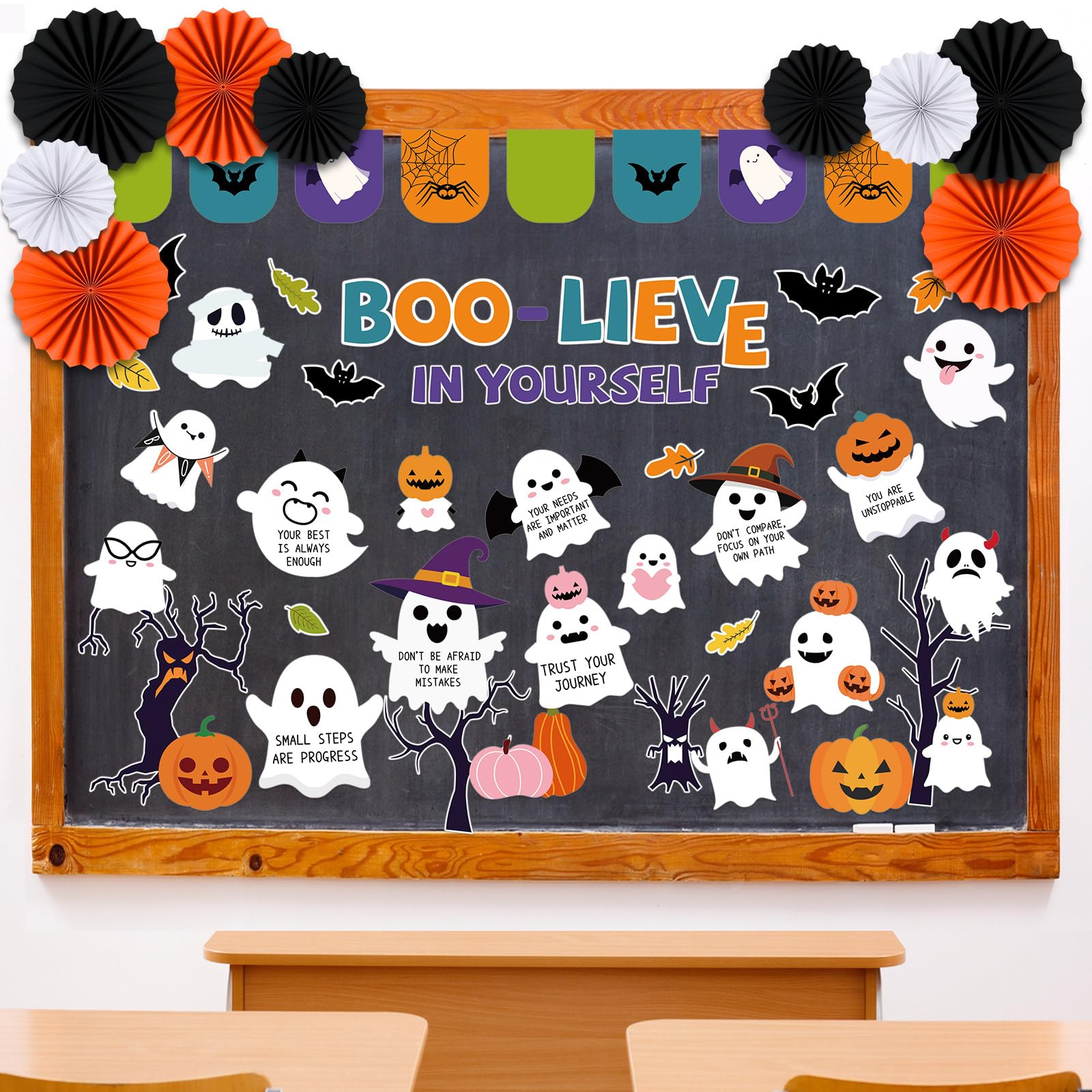 Snapklik.com : TaoBary 72 Pcs Halloween Bulletin Board 3D Decorations ...