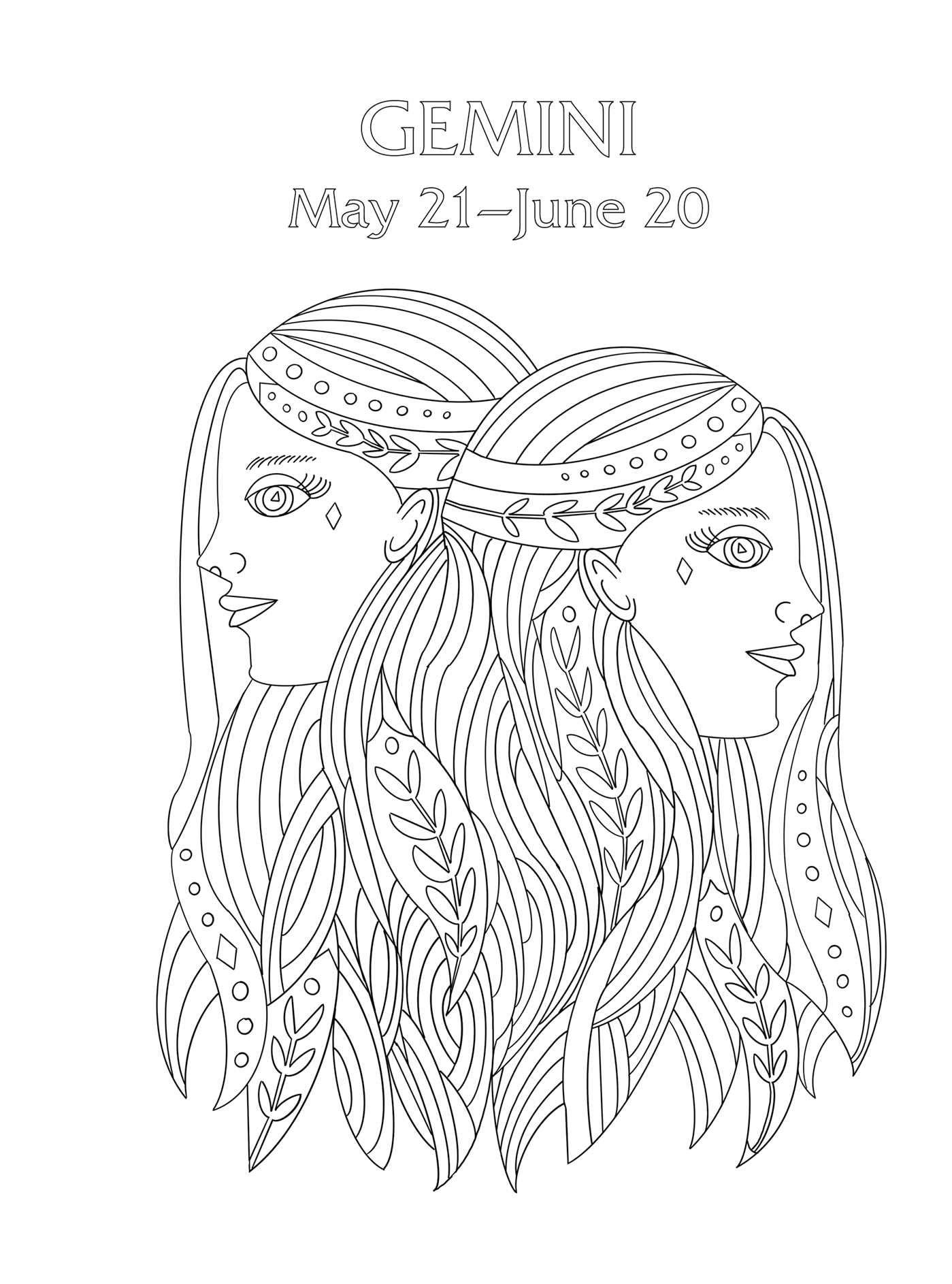 Coloring Pages Of Gemini Pictures