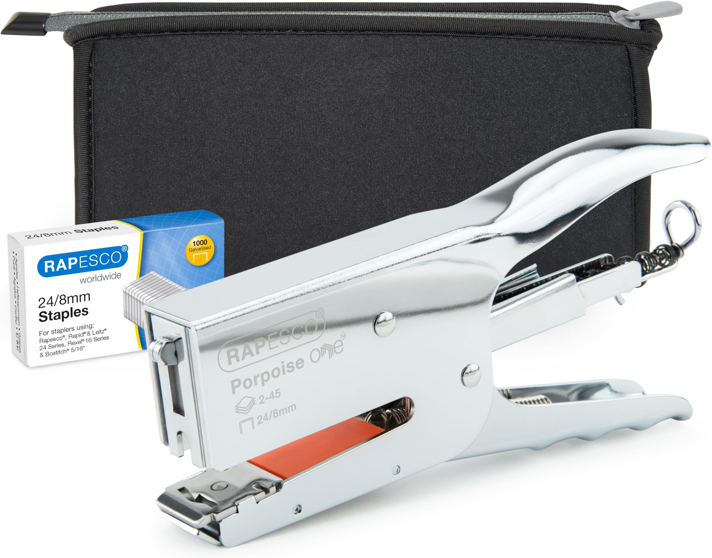 Amazon.com : ACE 07020 Clipper Plier Stapler with 5 Boxes of Aluminum ...