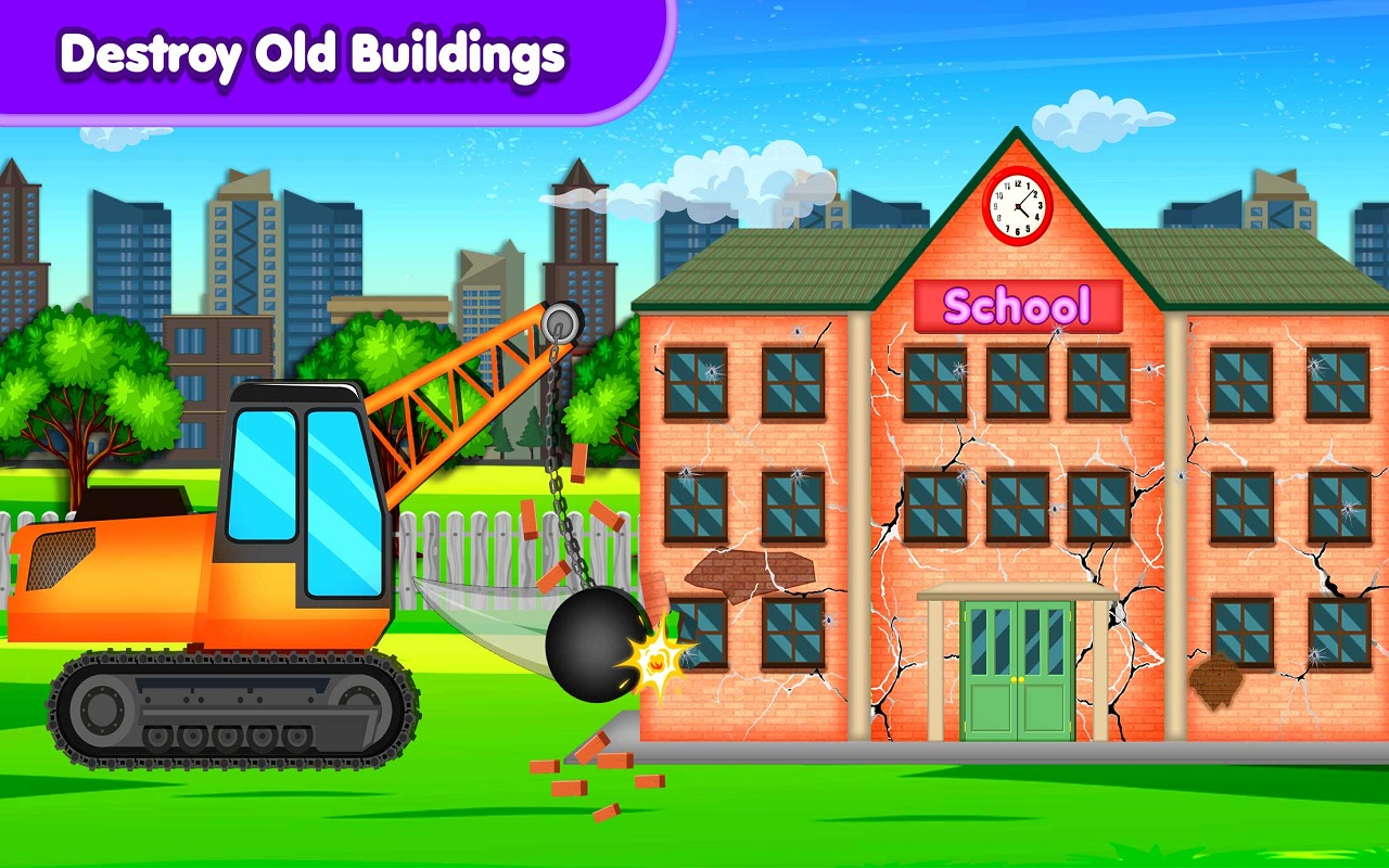 Construction Builder Truck - Build the city house in this building ...